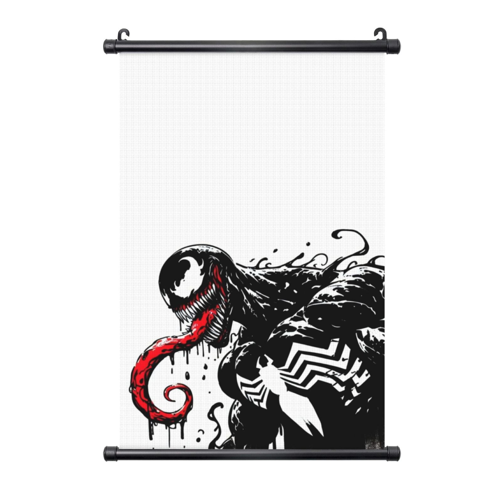 Venom Poster Aesthetic Canvas PVC Shaft Wall Art Hanging Hanger Frame ...