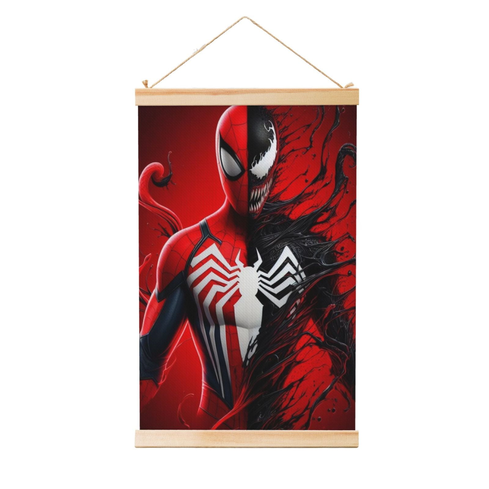Venom Poster Aesthetic Canvas Wooden Shaft Wall Art Hanging Hanger ...