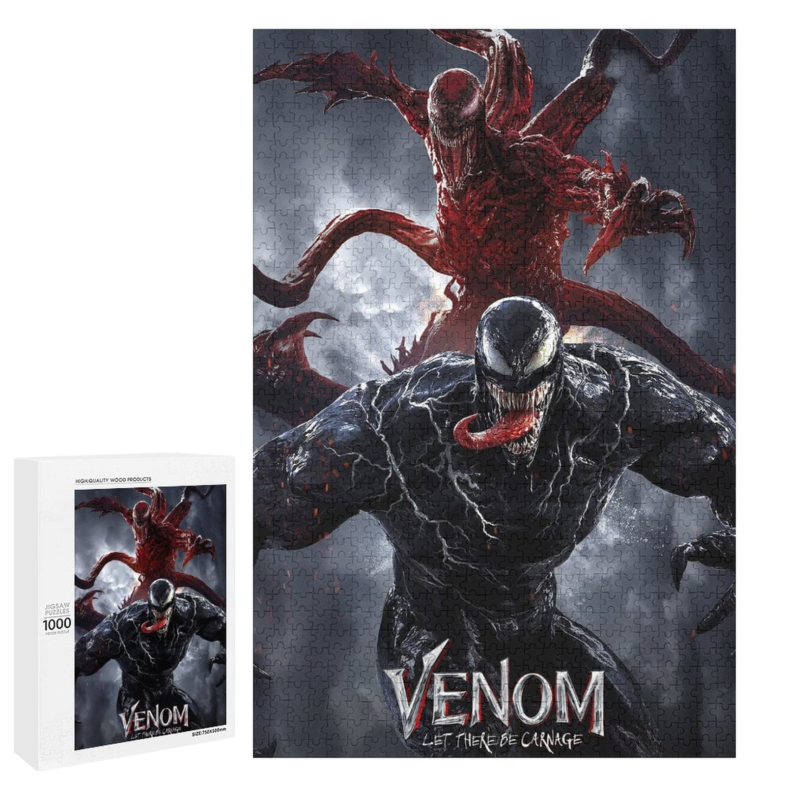 Venom Puzzle For Adults & Kids - 1000 PCS Jigsaw Puzzle For Boys Girls ...