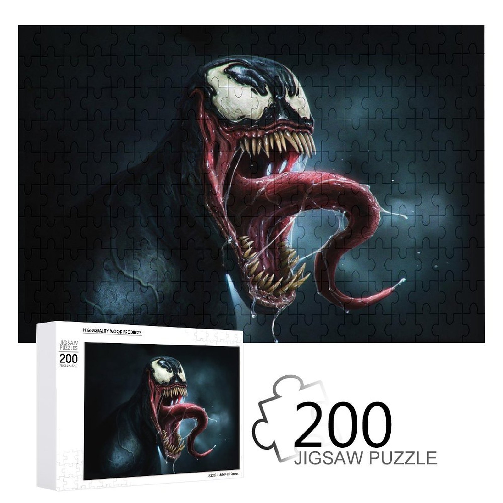 Venom Puzzle For Adults & Kids - 200 PCS Jigsaw Puzzle - Walmart.com