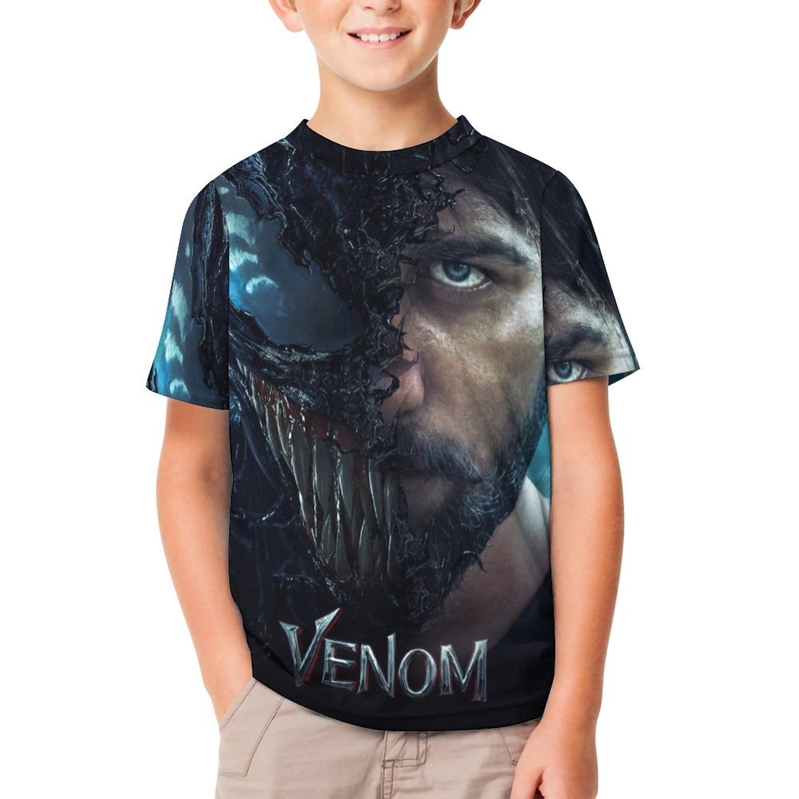 Venom Short Sleeve Shirts for Boys Girls Graphic Printed Children's T ...