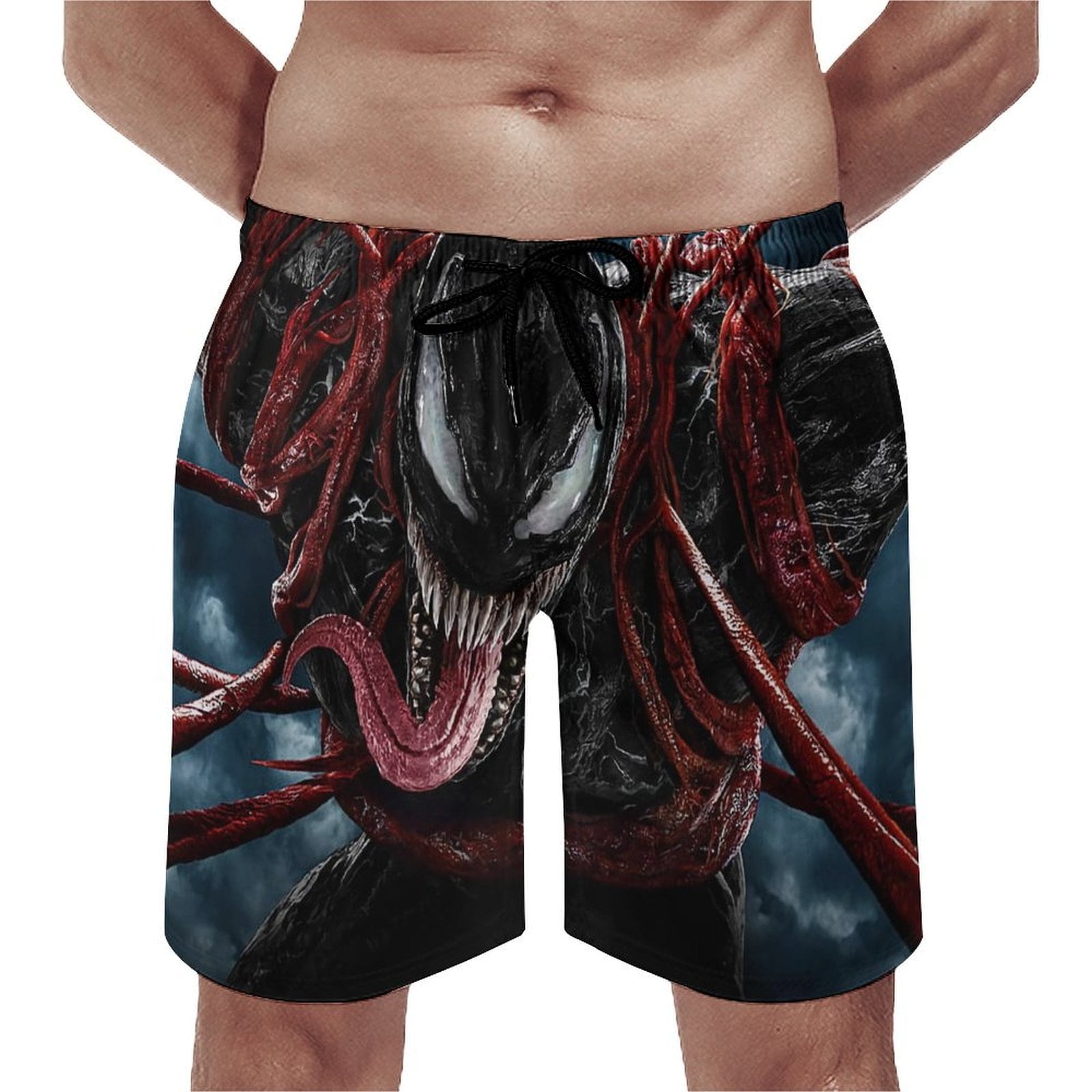 Venom Shorts Men's Beachwear Quick Dry Hawaii Swimwear Sports Running Board Shorts Bathing Suits ...