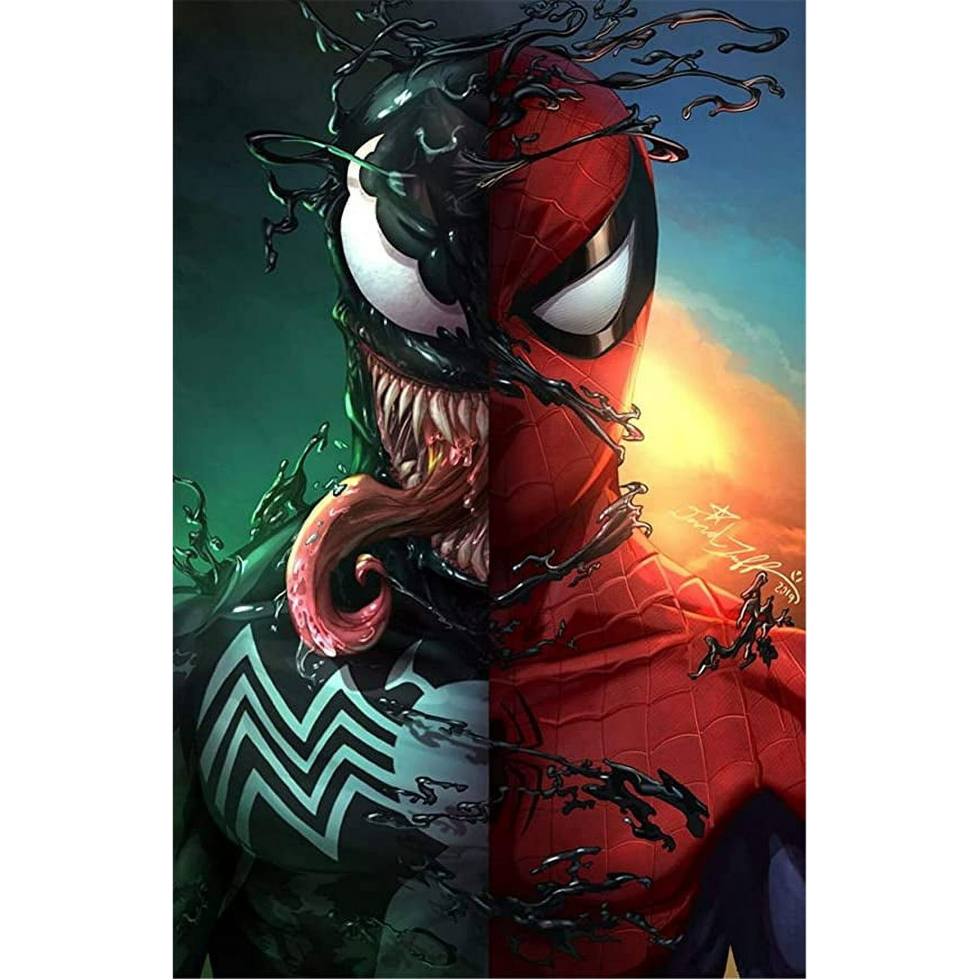 Venom Spider-Man Diamond Painting Kits for Adults Beginners Round Full ...