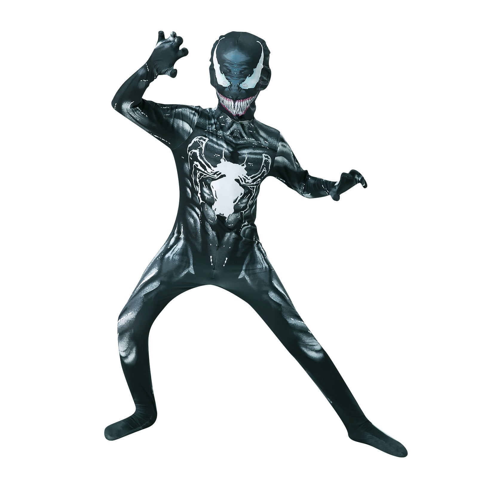 Venom Superhero Costumes Cosplay Performance Costume Suit for Children ...