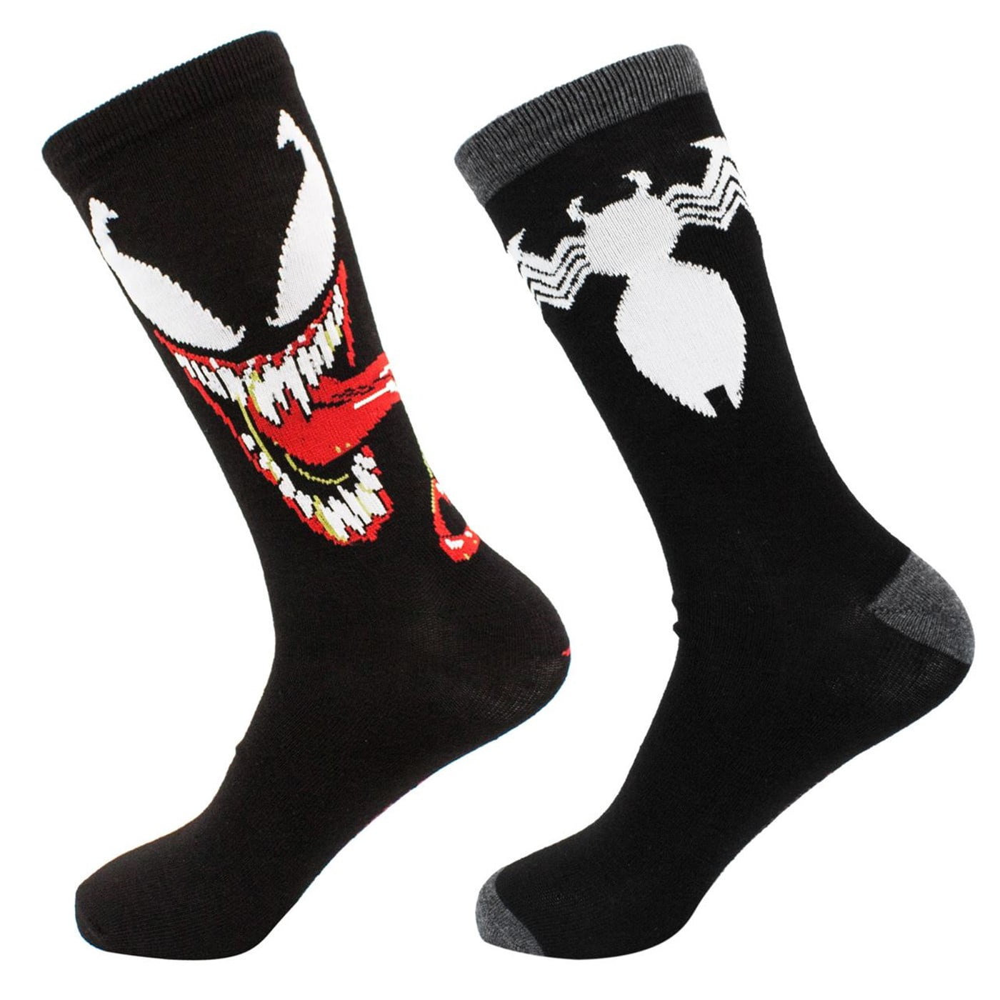 Venom Symbiote Crew Socks 2-Pack - Walmart.com