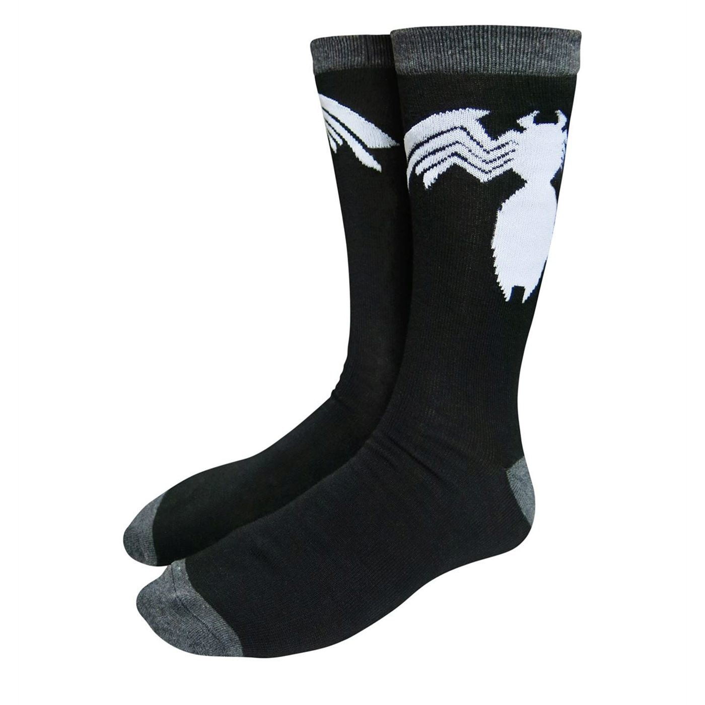 Venom Symbol Crew Socks - Walmart.com