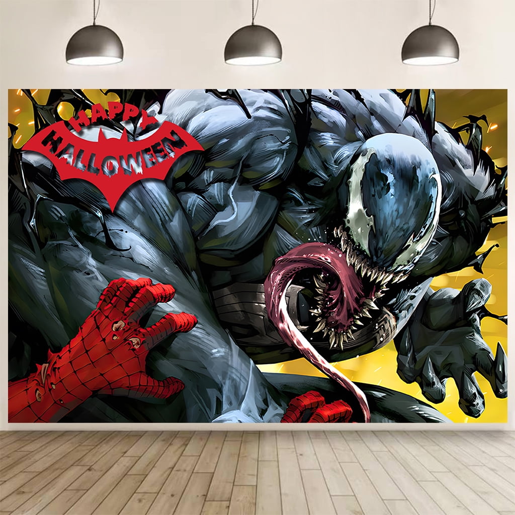 Venom Theme Birthday Party Decorations, Venom Birthday Party Backdrops ...