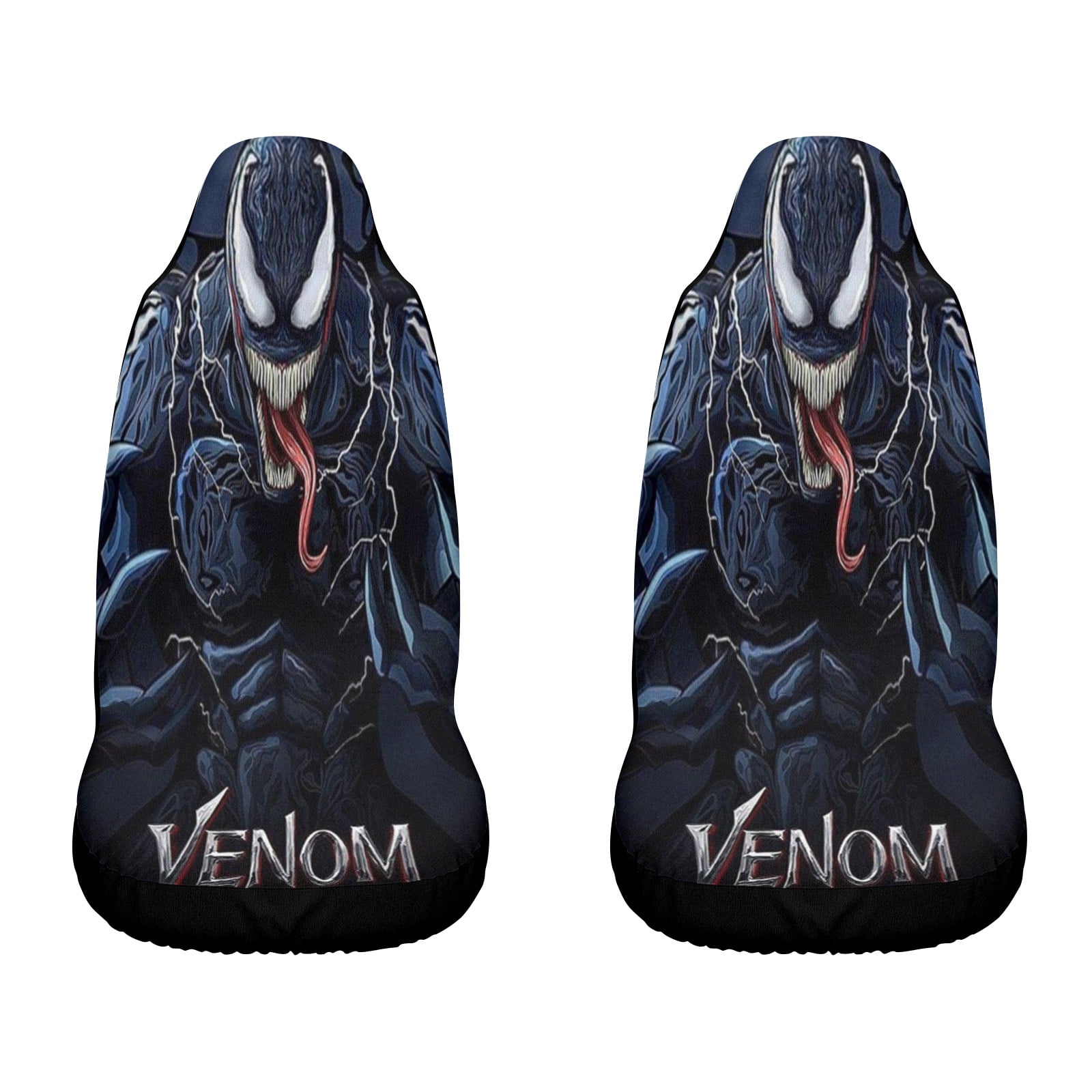 Venom Themed Car Front Seat Protective Cover 2 Pieces, All Season ...