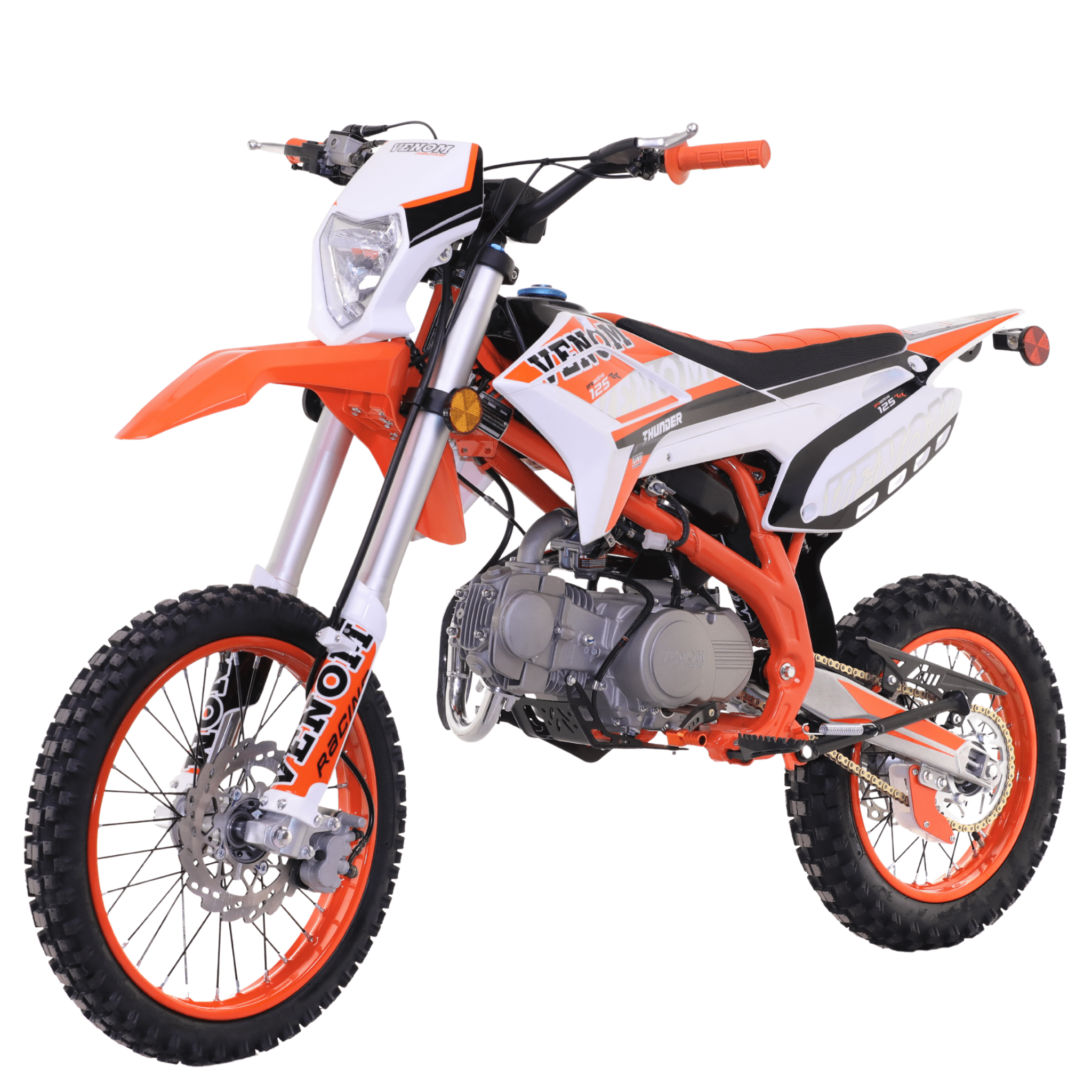 Venom Thunder 125cc Dirt Bike – 4-Speed Manual Transmission, Off-Road ...