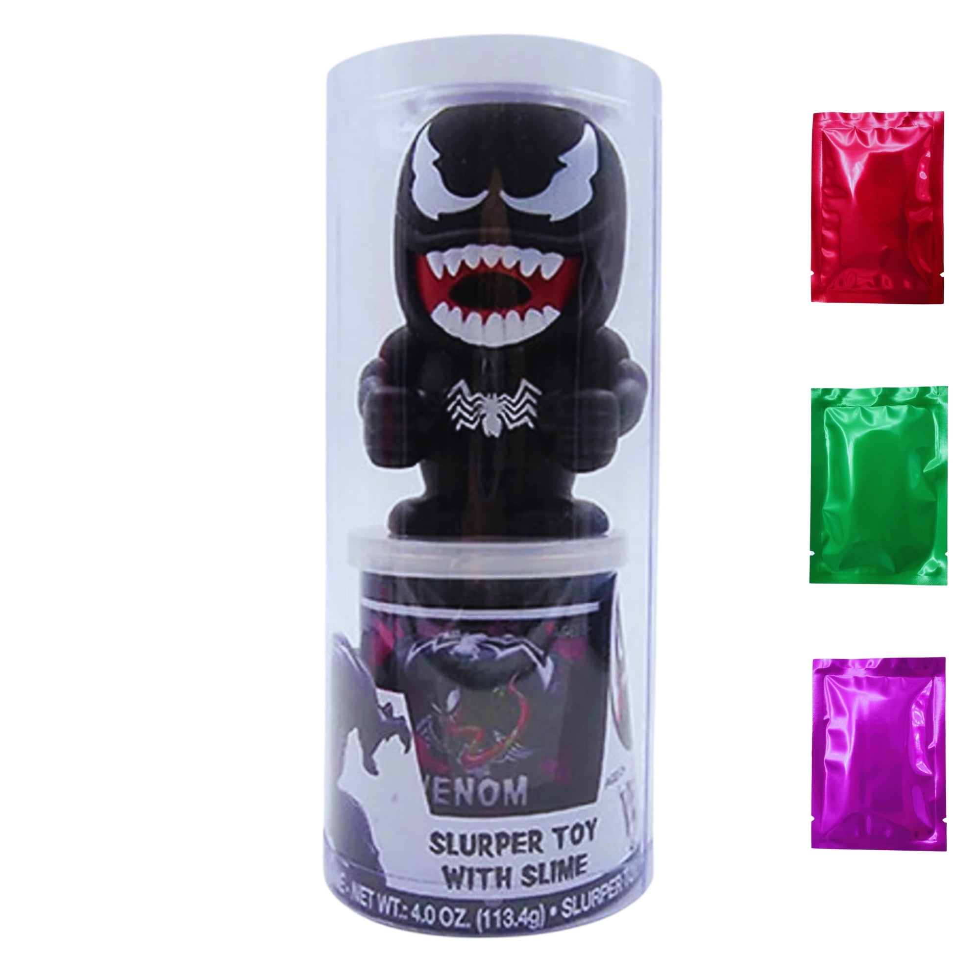 Venom Toy Venom Slurper Toy With Black Slime, 4Oz Spitting Action ...