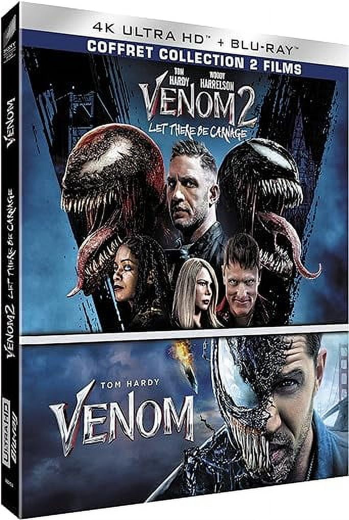 Venom / Venom 2: Let There Be Carnage 4K - 4-Disc Set [ Blu-Ray, Reg.A/B/C Import - France ...