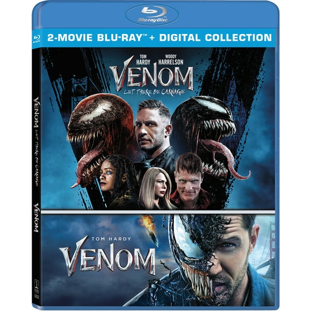 Venom & Venom: Let There Be Carnage Blu-ray + Digital Copy - Marvel Comics Multi-Feature Set ...