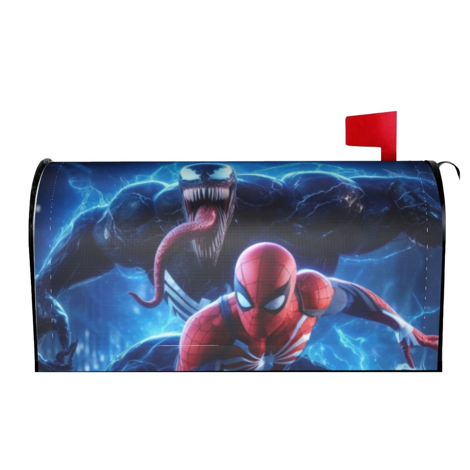 Venom Vs Spider-Man Cartoon Character Mailbox Cover Magnetic Standard ...