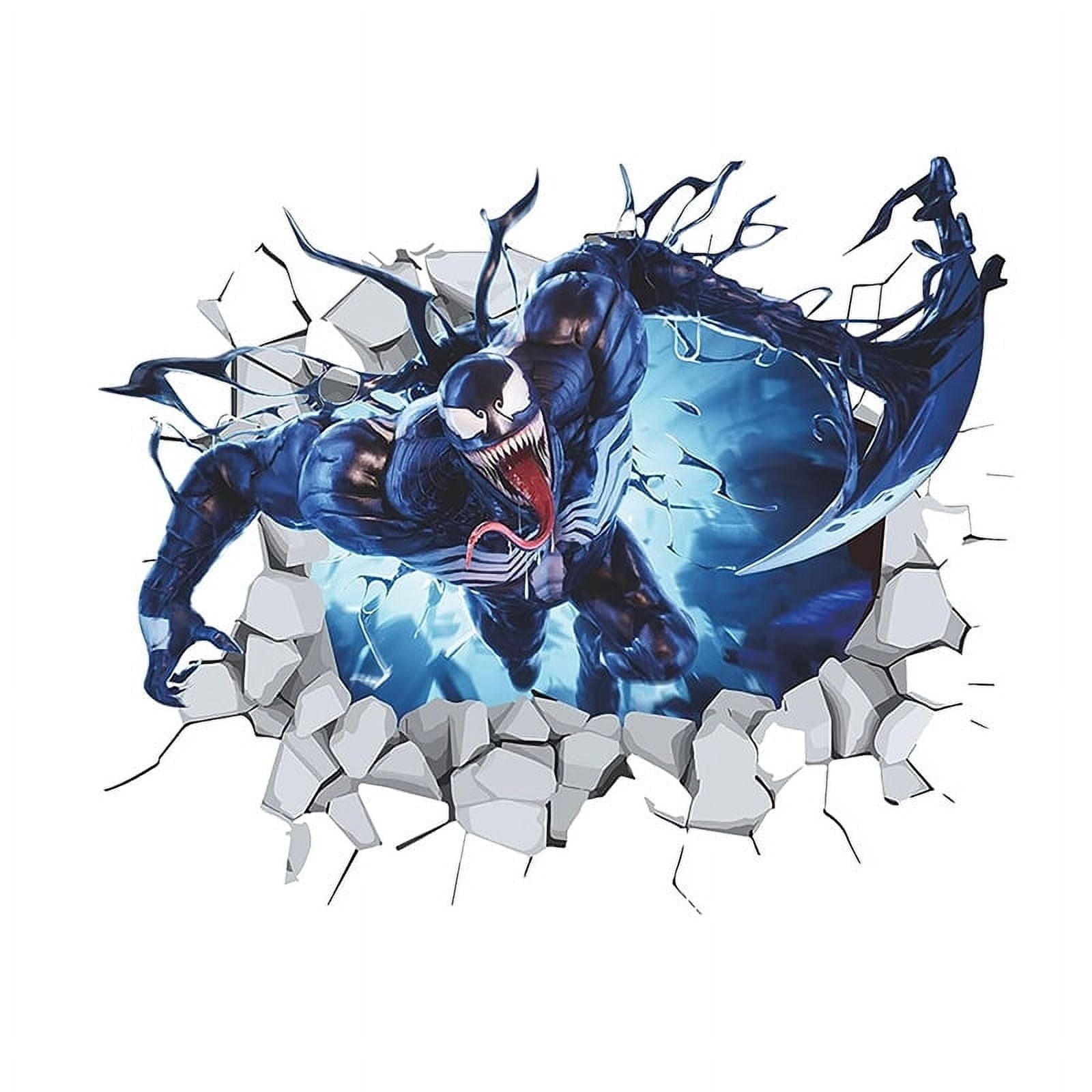 Venom Wall Sticker 3D Wall Sticker Children Wall Sticker Cartoon ...