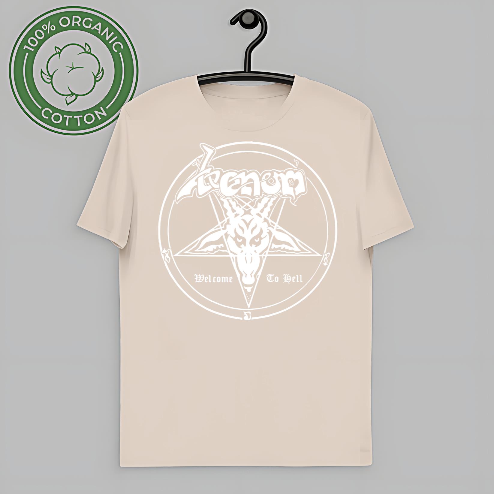 Venom 'Welcome To Hell - White Print' Black T shirt - NEW-TH56213 ...