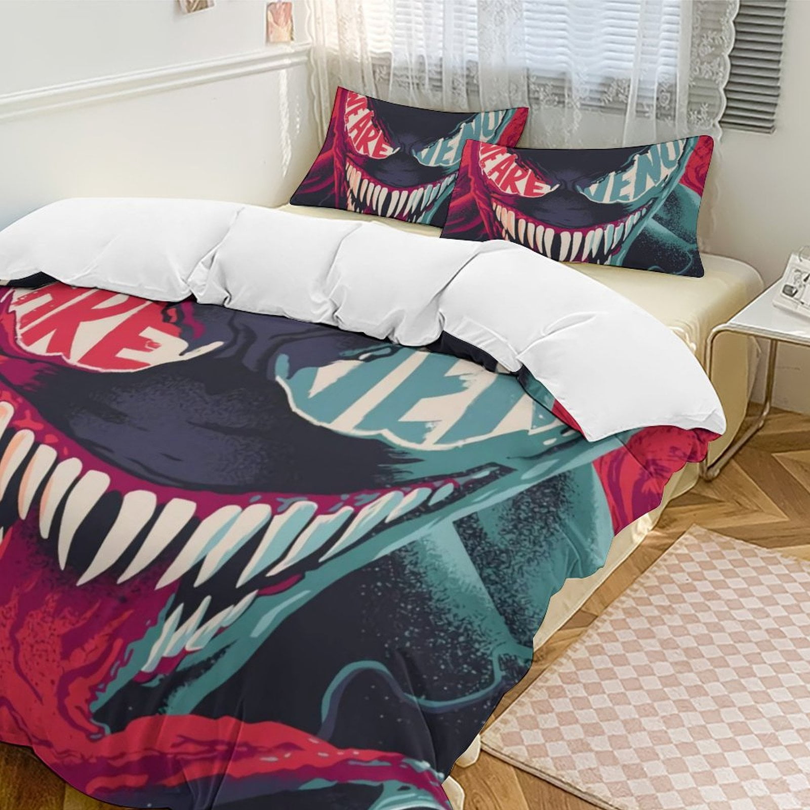 VenomCartoon Collection 3-Piece Comforter Set, Personalized Bedding ...