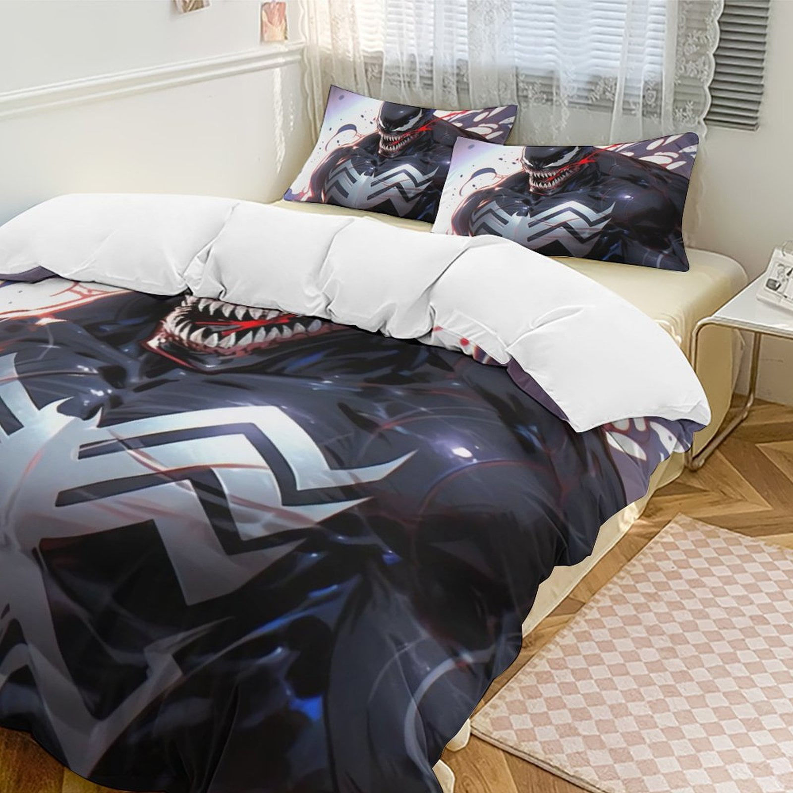 VenomCartoon Collection 3-Piece Comforter Set, Personalized Bedding ...