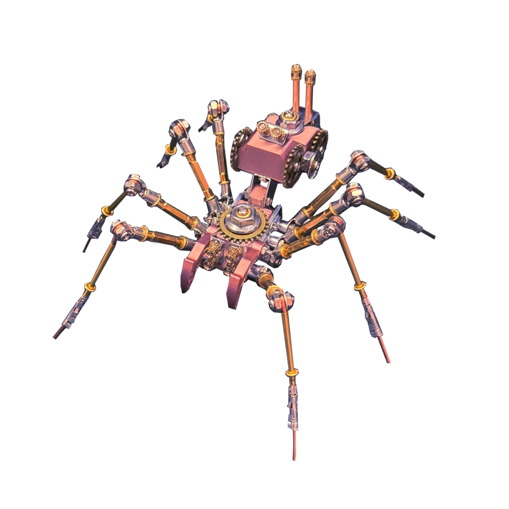 Venomous Fang Sentinel Spider B 204-Piece 3D Metal Puzzle Steampunk ...