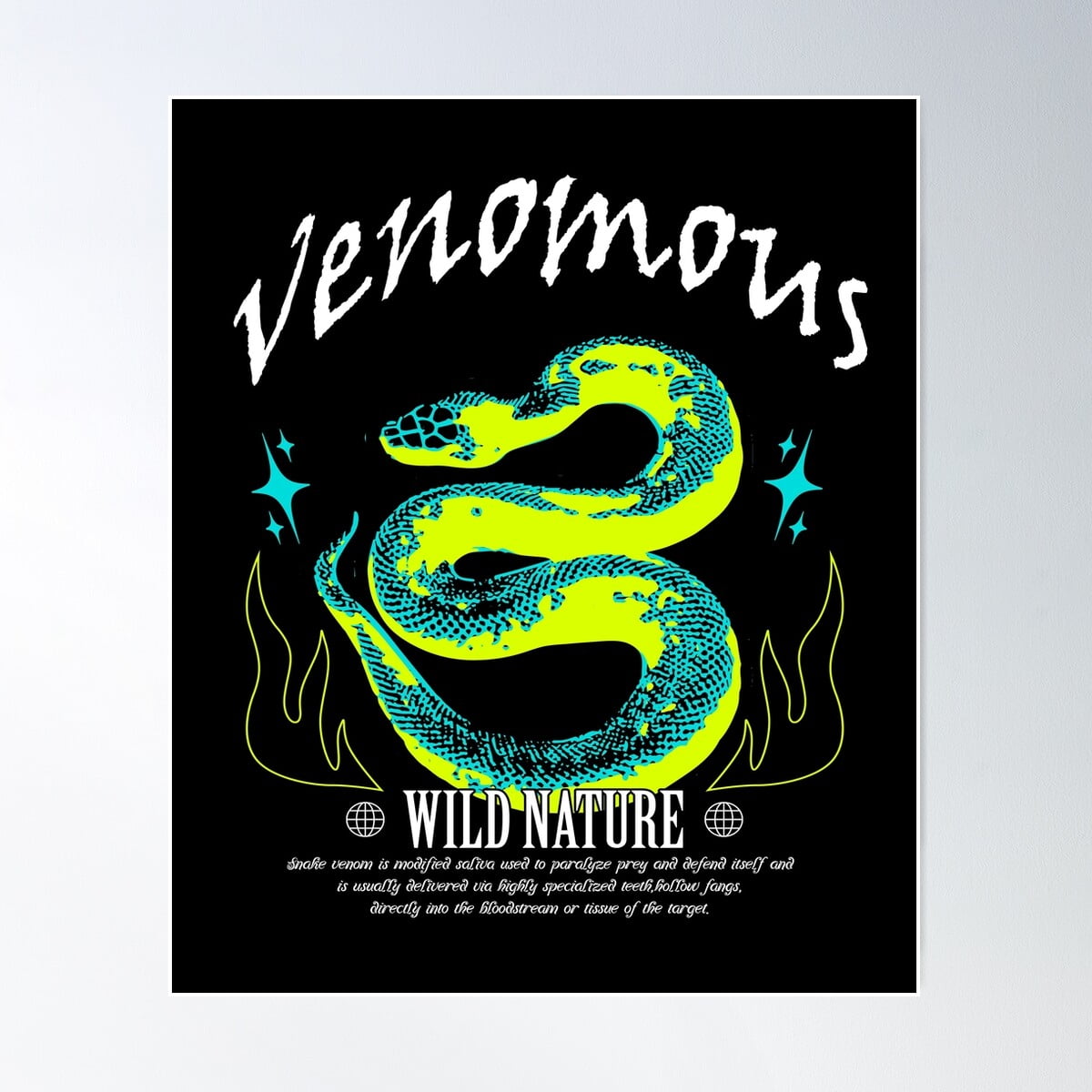 Venomous Poster Wall Art, Modern Wall Decor For Living Room Bedroom ...