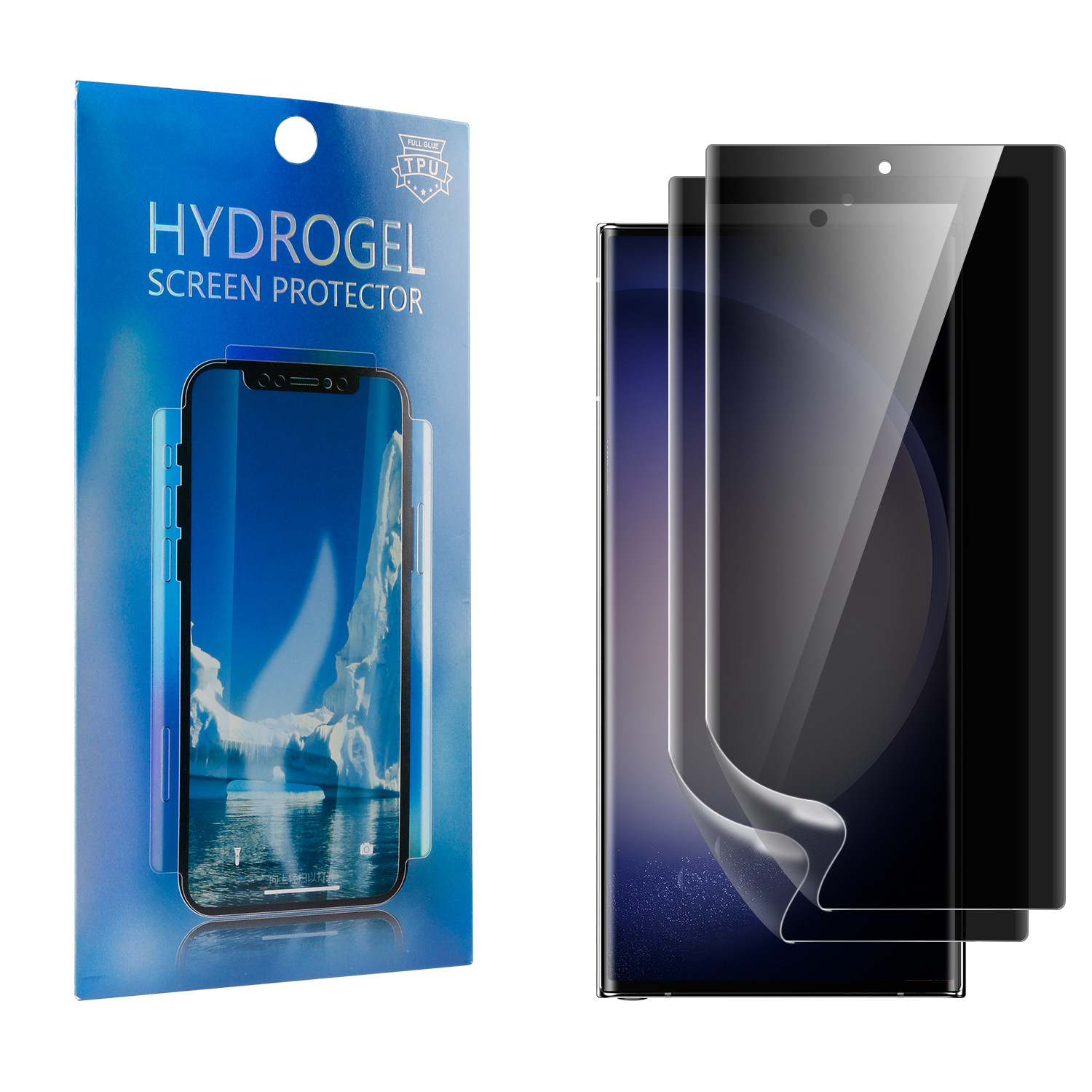 Venoro 2Pcs Hydrogel Screen Protector Privacy Anti Spy for Samsung ...