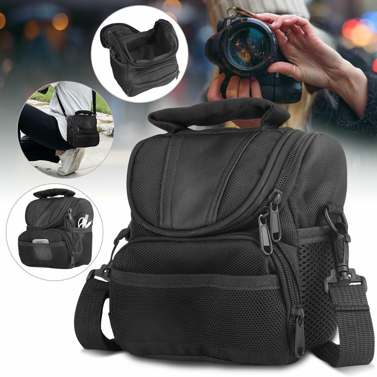 Venoro Digital Compact Shoot Small Carrying Video Camera Protective Bag ...
