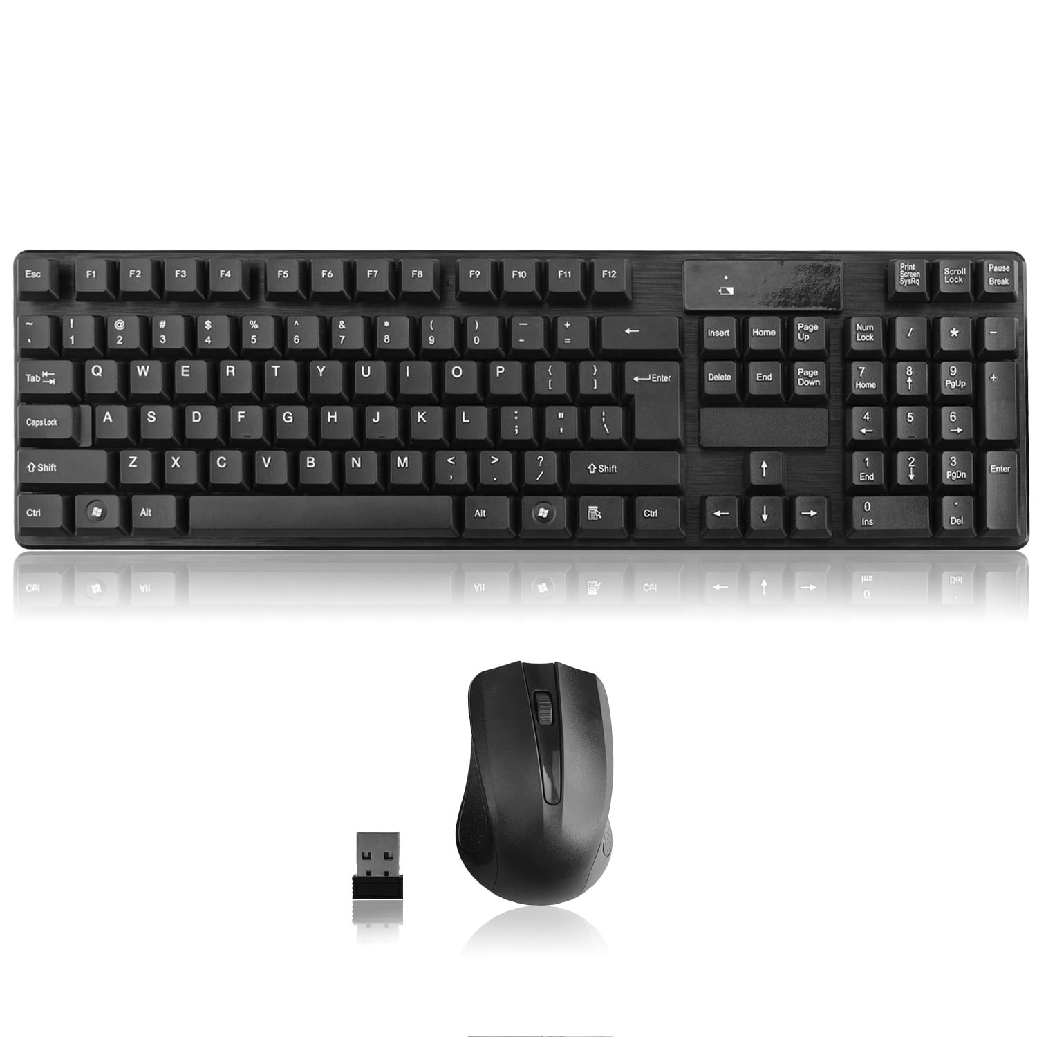 Venoro Wireless USB Keyboard and Mouse Combo for Desktop Computer ...