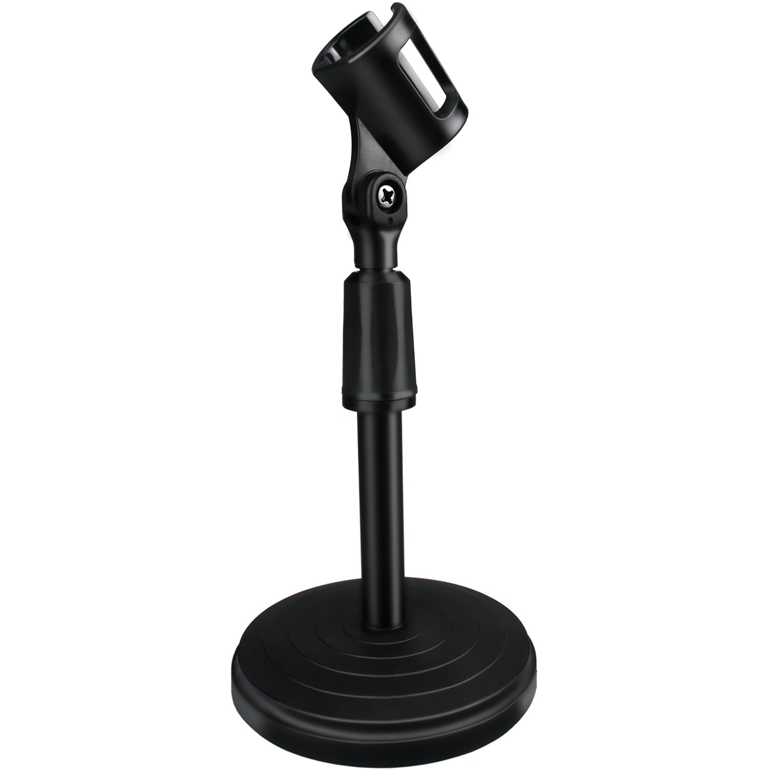 Venoro Microphone Stand Desktop for Singing with Mic Clamp Adjustable ...