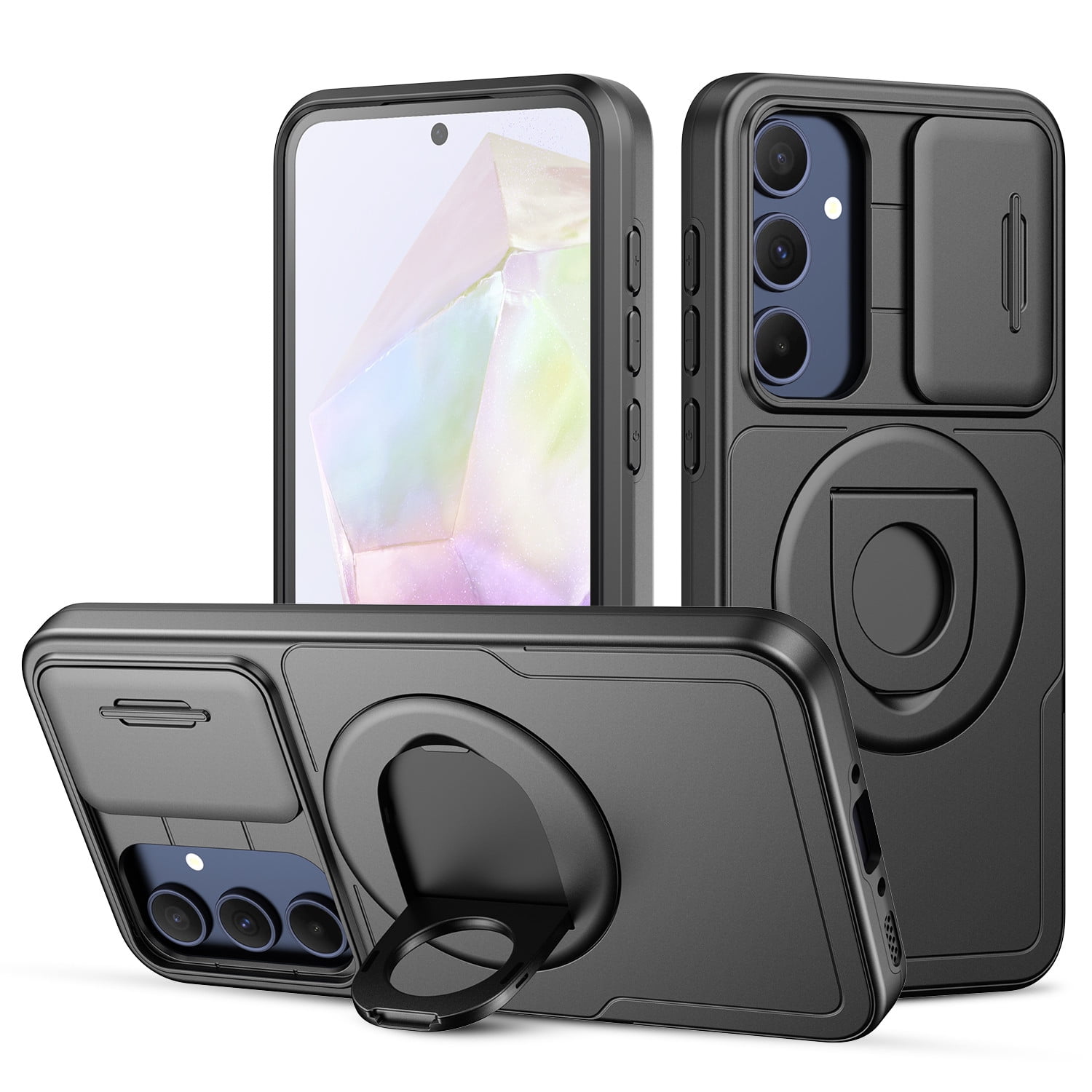 Venoro Phone Case for Samsung Galaxy A35 5G Shockproof Hard Slide ...