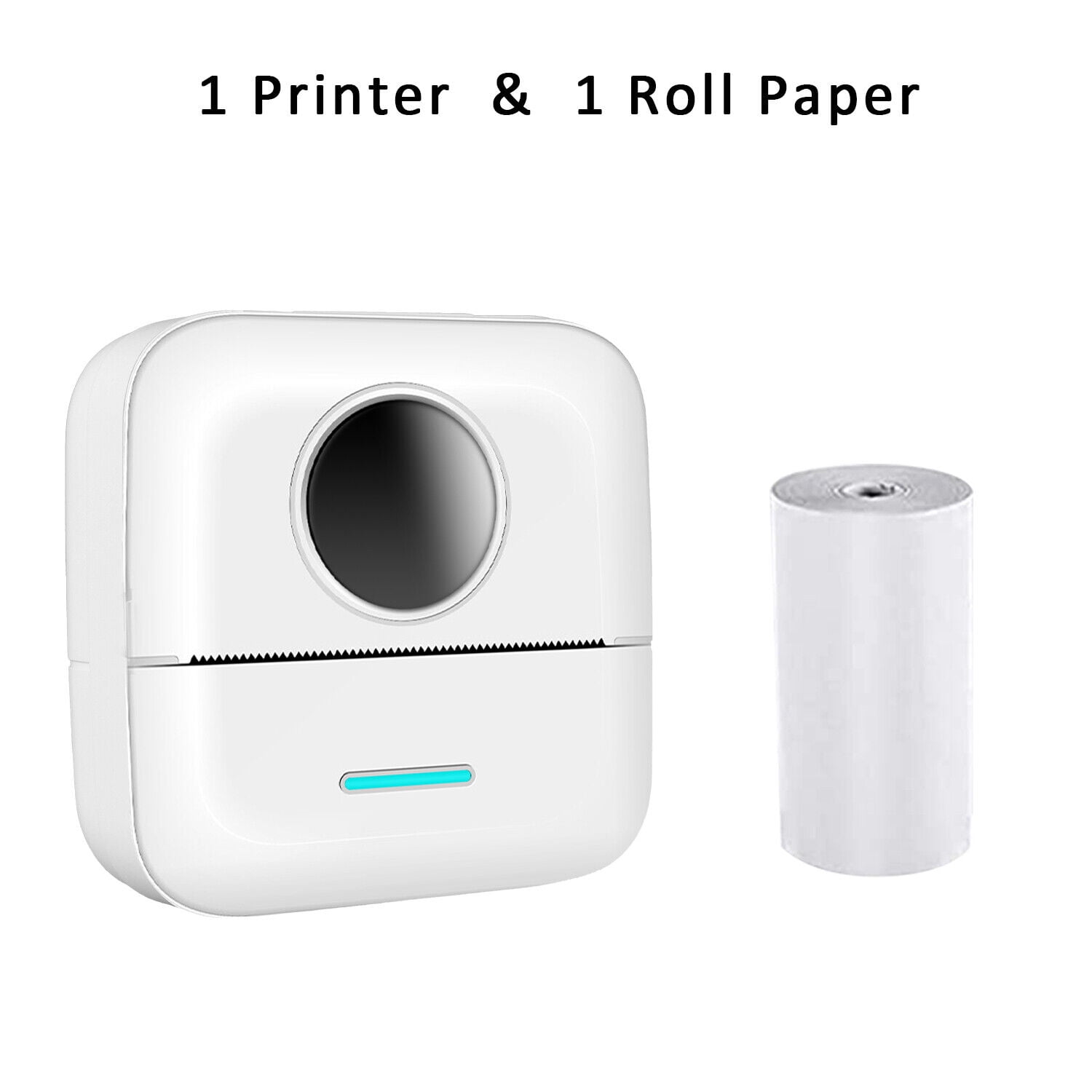 Venoro Portable Mini Pocket Thermal Photo Printer Wireless Bluetooth ...