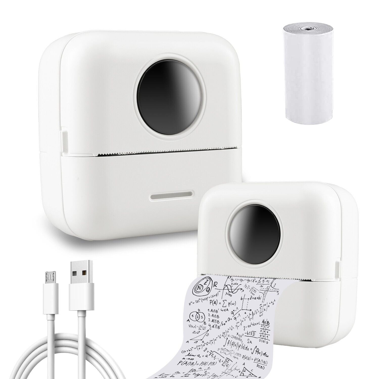 Venoro Portable Mini Thermal Printer Pocket Photo Printer Wireless ...