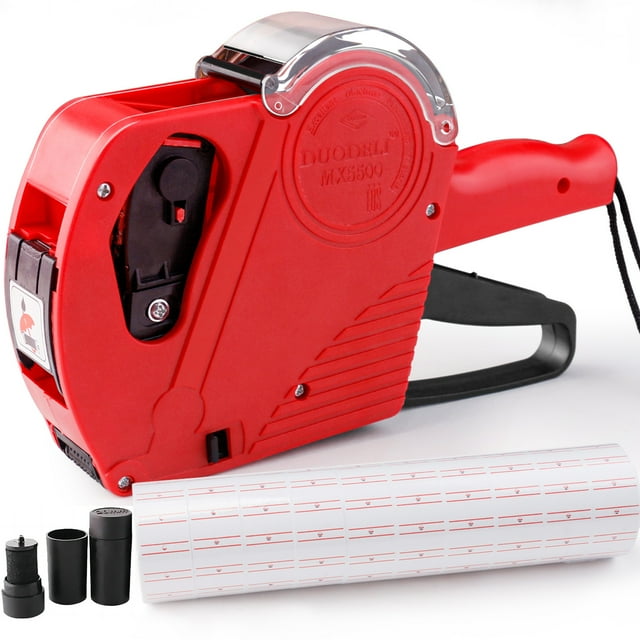 Venoro Price Tag Gun MX-5500 8 Digits Label Maker with Sticker Labels ...