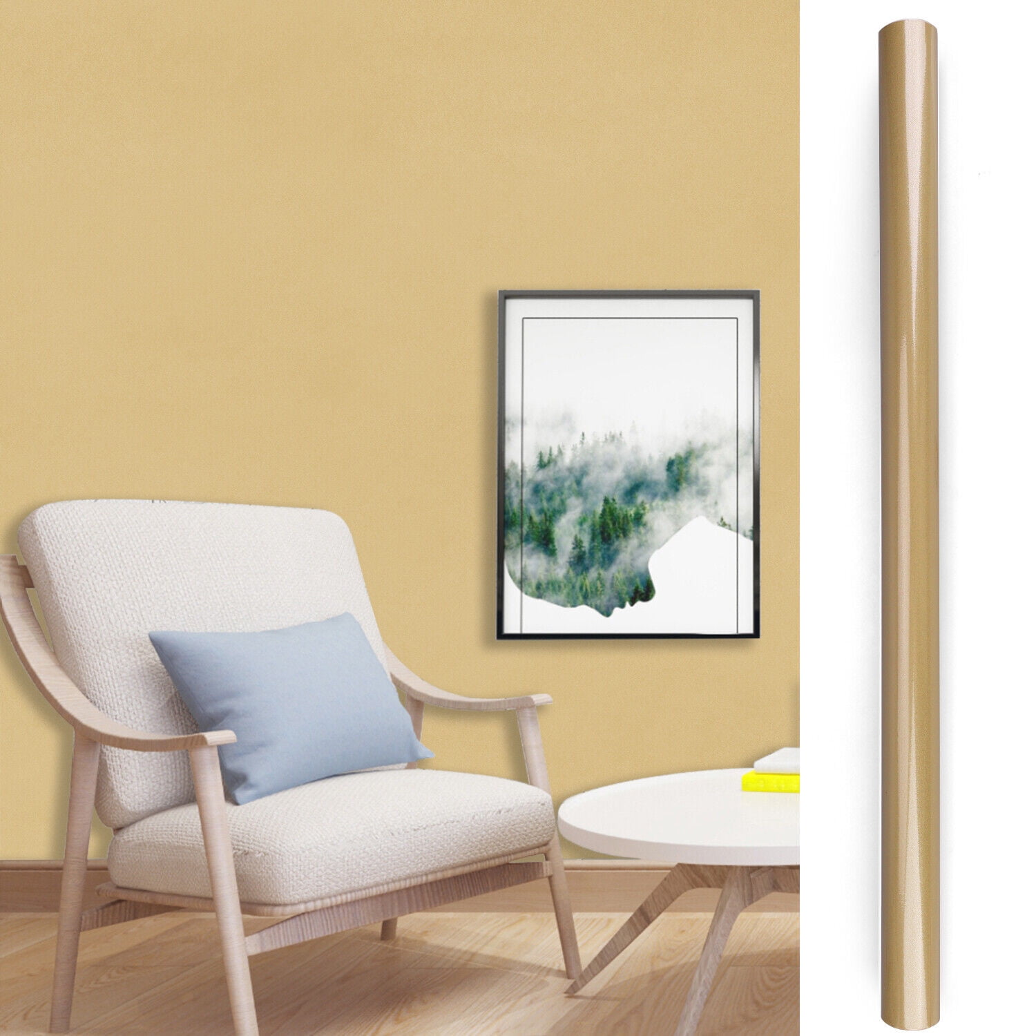 Venoro Thicken Wallpaper Contact Paper Self Adhesive Roll 2×6.6ft ...
