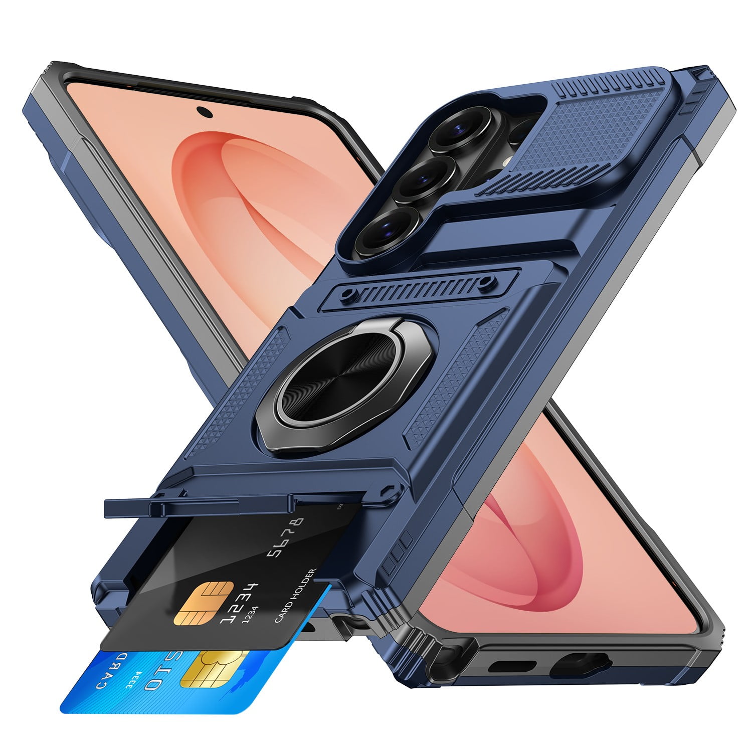 Venoro for Samsung S26 Ultra Armor Case 360 Ring Kickstand & Military ...