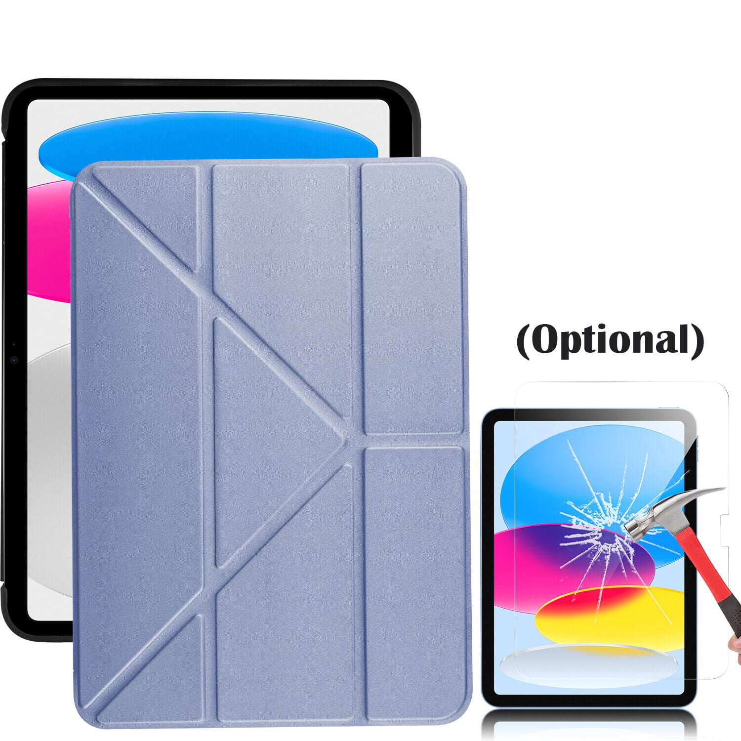 Venoro for iPad 10th Generation 10.9" Leather Case Stand Tablet Cover ...