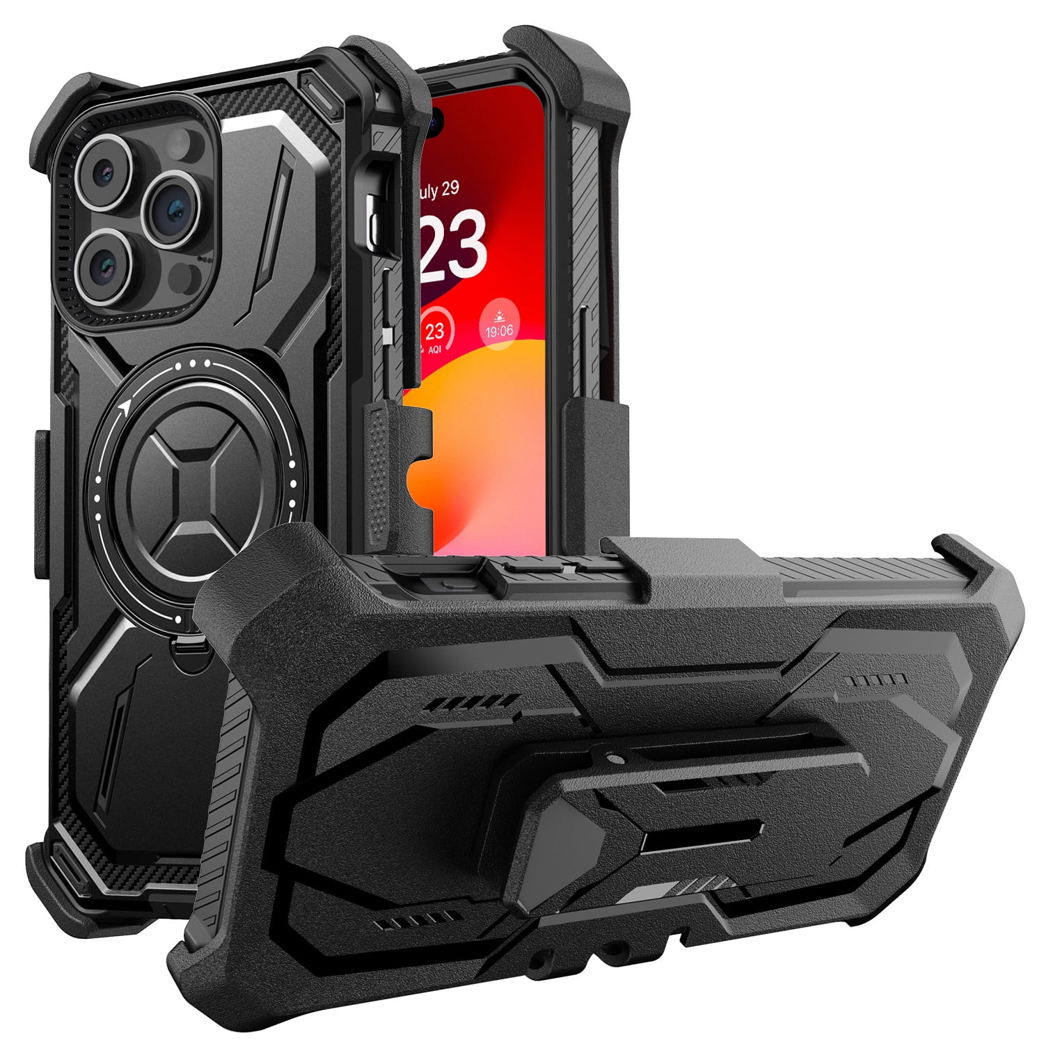 Venoro for iPhone 15 Pro Max/15 Pro/15 Plus/15 Phone Case with Screen ...