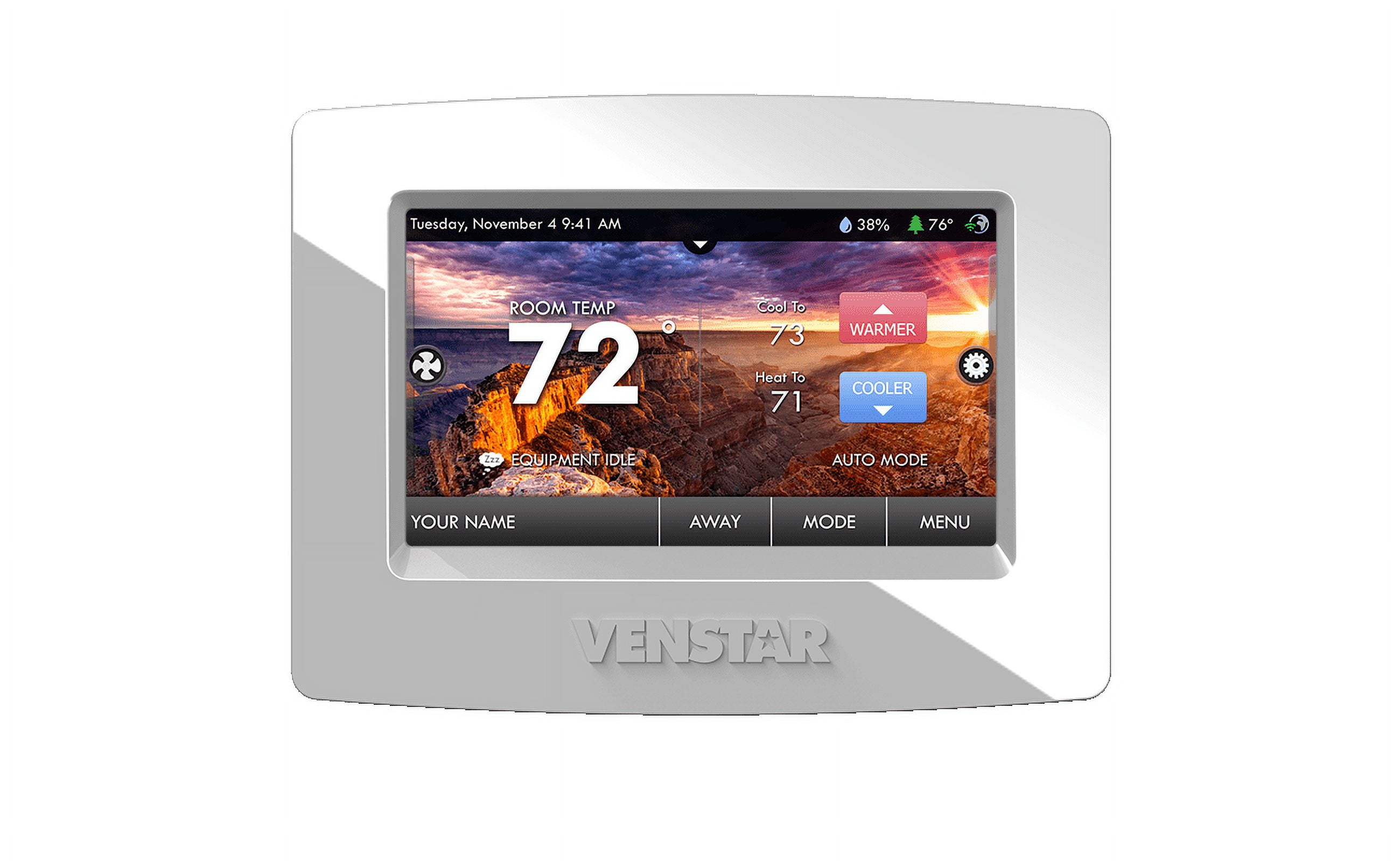 Venstar T8850 WiFi Commercial Thermostat, 4 Heat 3 Cool Stages, Dual Fuel, Customizable Themes ...
