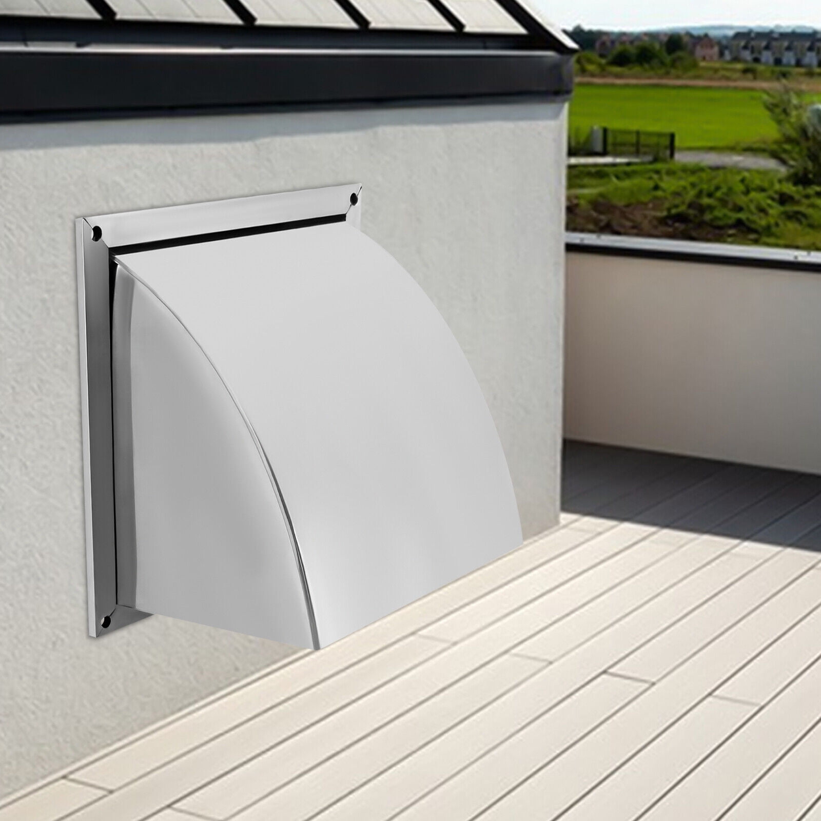 Vent Cover 304 Stainless Steel Vent Cover Exhaust Hood Vent Cap Outdoor ...