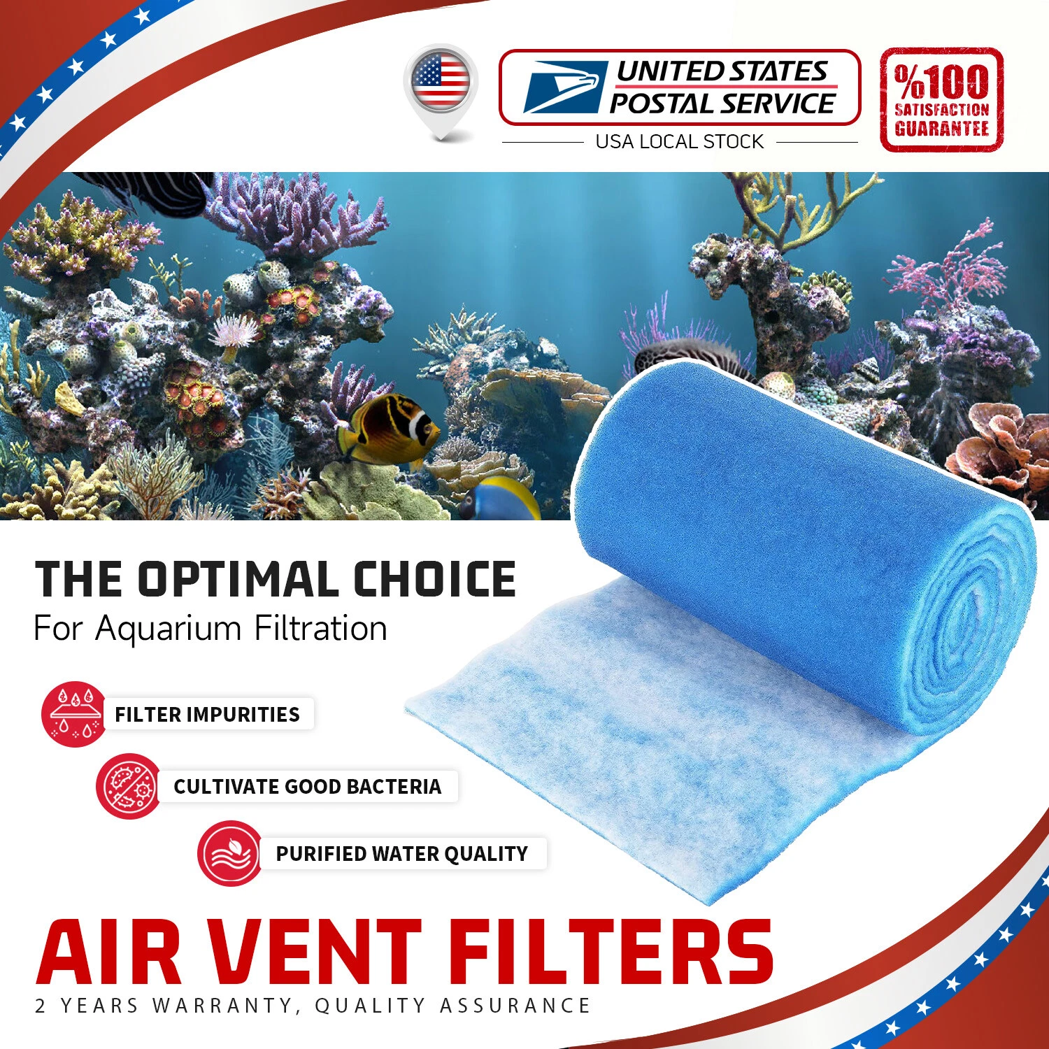 Vent Filter, Air Vent Filters Kit - Cut To Size Floor Vent Filters For ...