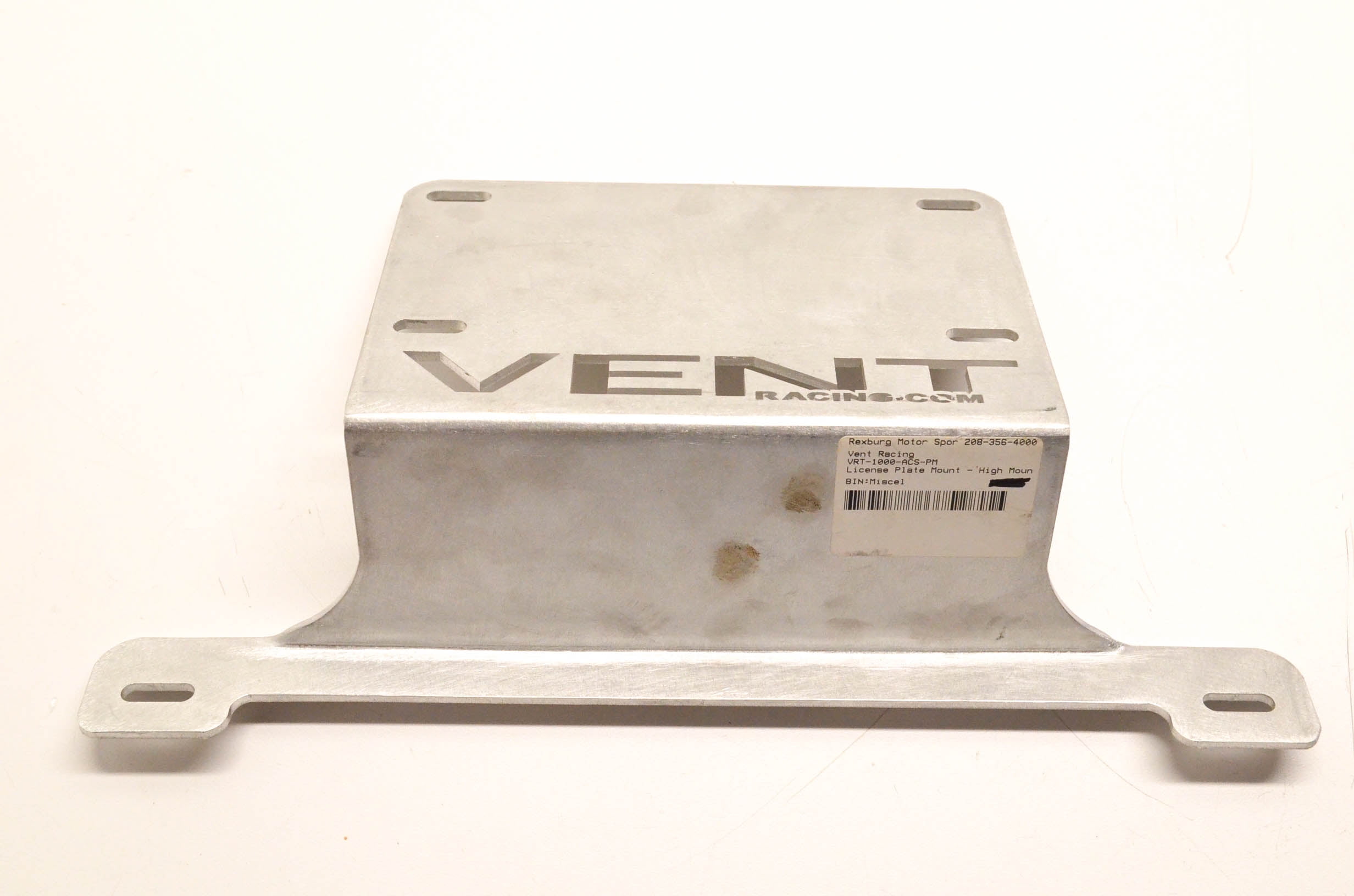 Vent Racing VRT-1000-ACS-PM, VRT-1000-ACS-XXX High Mount License Plate ...