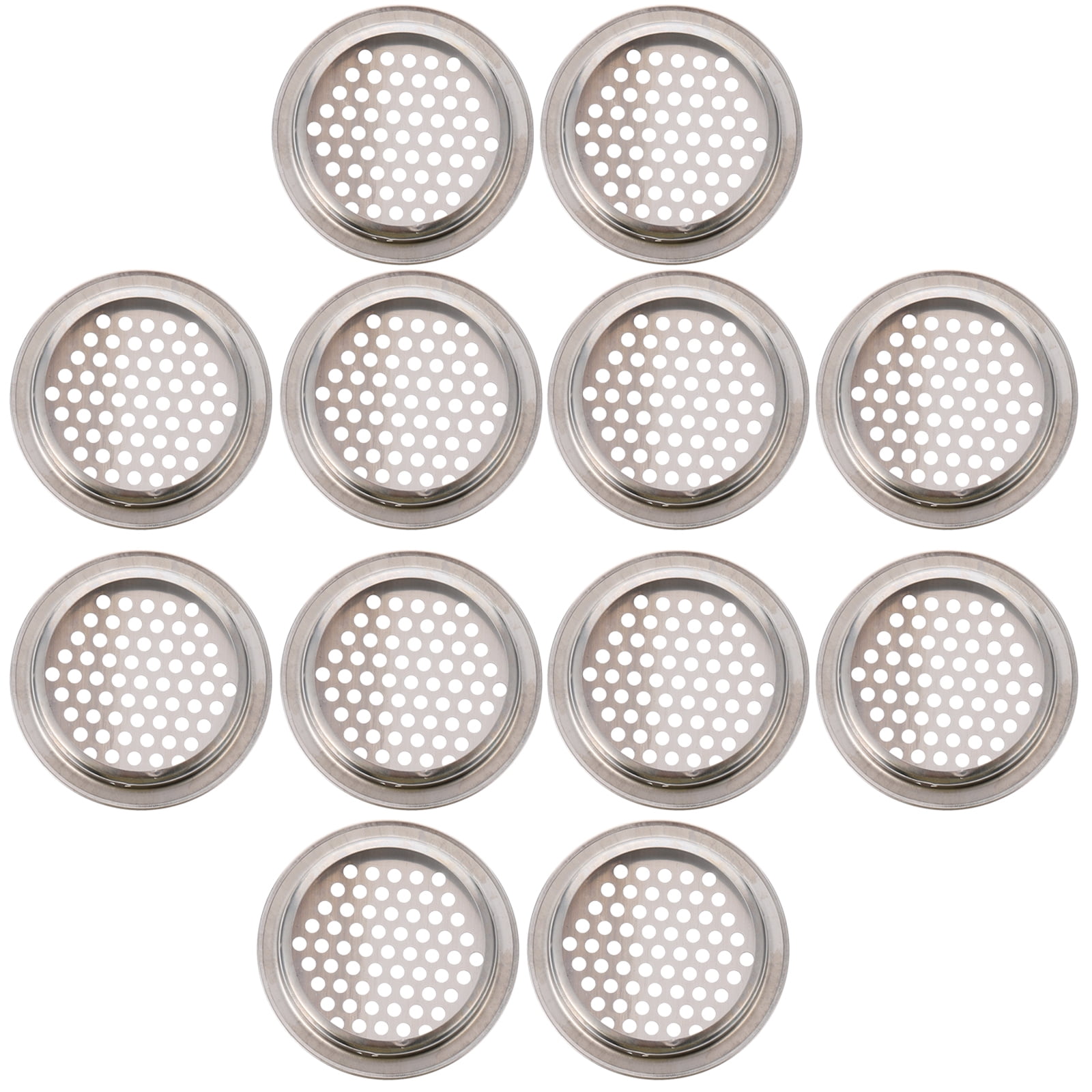 Vent Round Hole Air Louver Soffit Cover Covers Stainless Mesh Grille ...