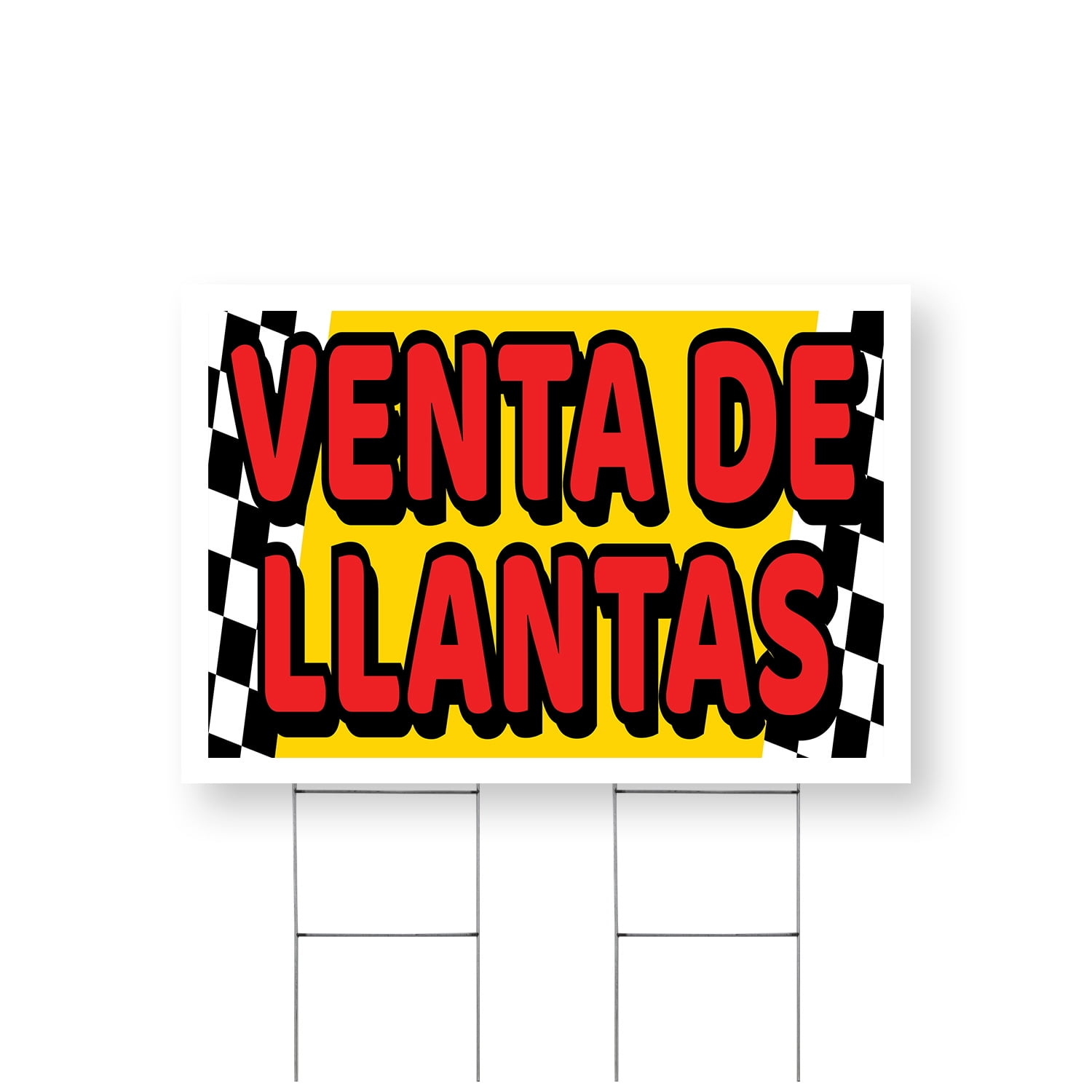 Venta de Llantas Yard Sign 24 Inch x 36 Inch Single Sided Weatherproof ...