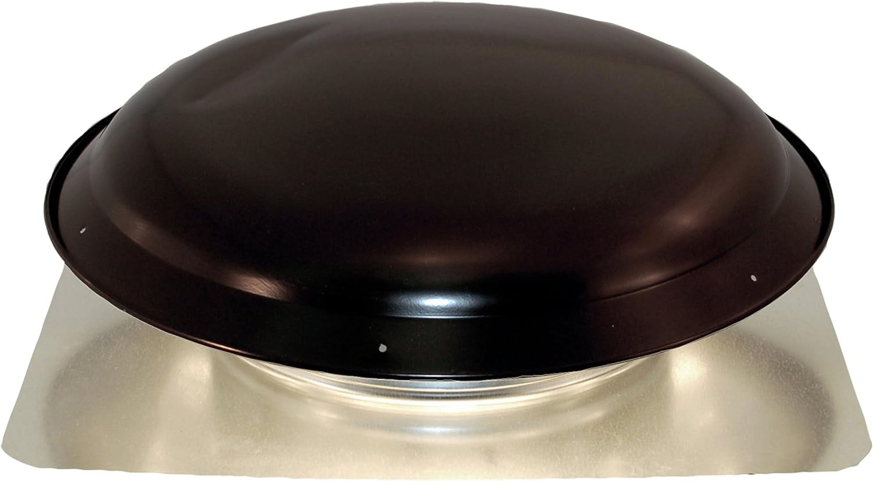 Ventamatic VX25BLK Static Galvanized Steel Dome and Flange Roof Vent, Black - Walmart.com