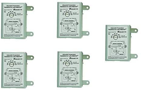 Ventamatic XXFIRESTAT 10-Amp Adjustable Programmable Thermostat with ...
