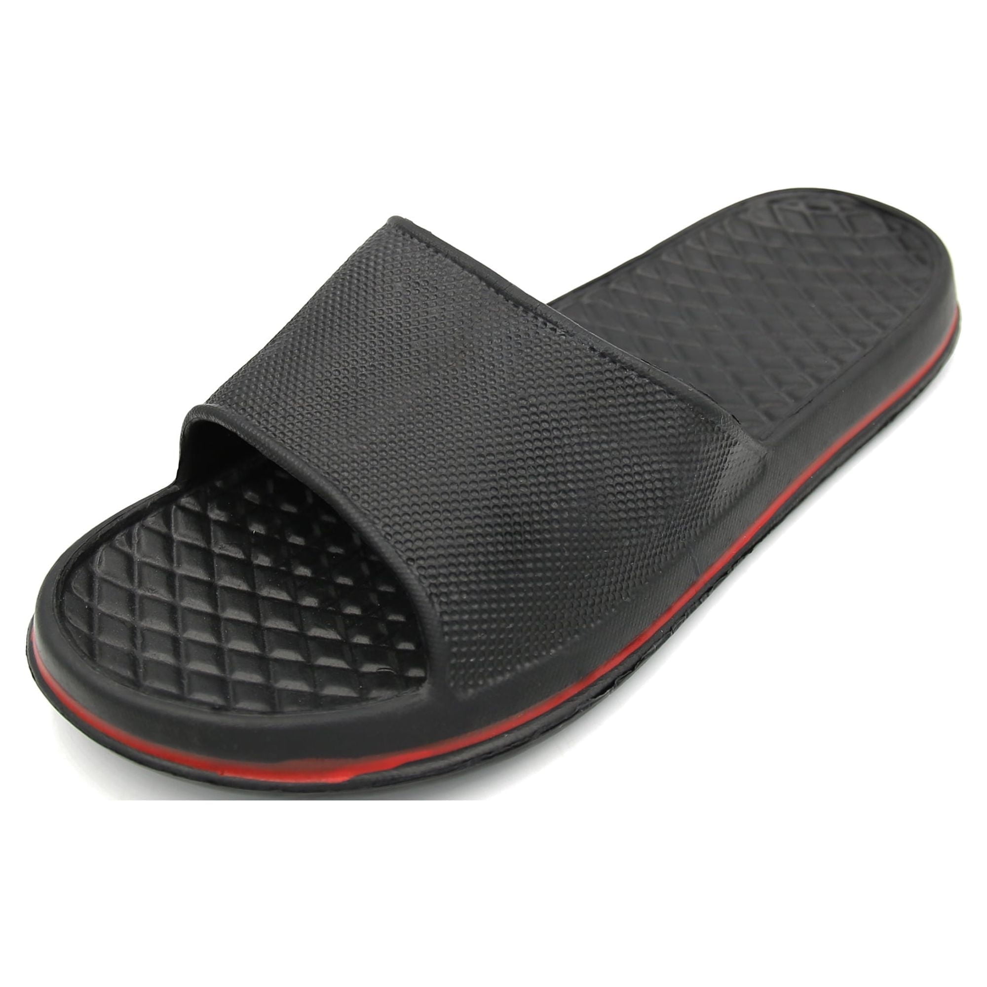 Ventana Men's Athletic Slides, Quick-Dry Sports Shower Slip-On Beach ...