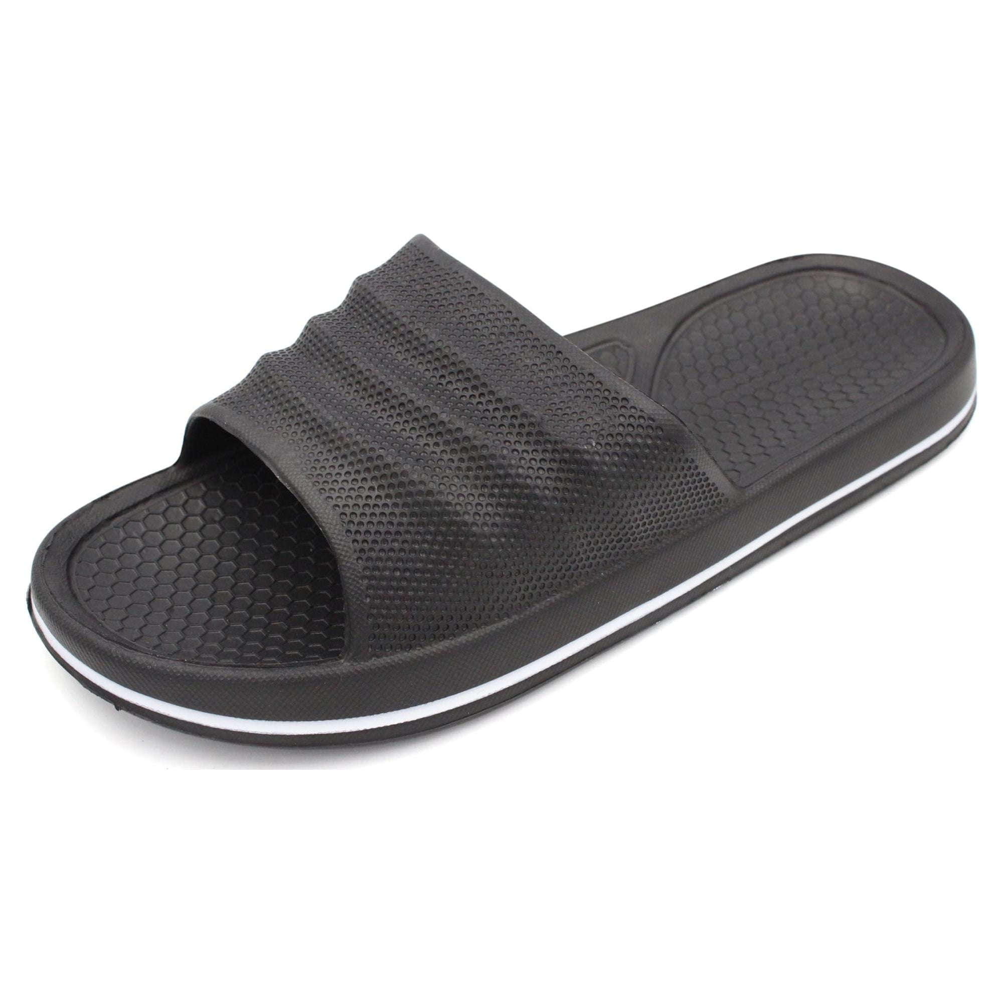 Ventana Men’s Slides Athletic Gym Slip On Shoes Light Weight Non Slip ...