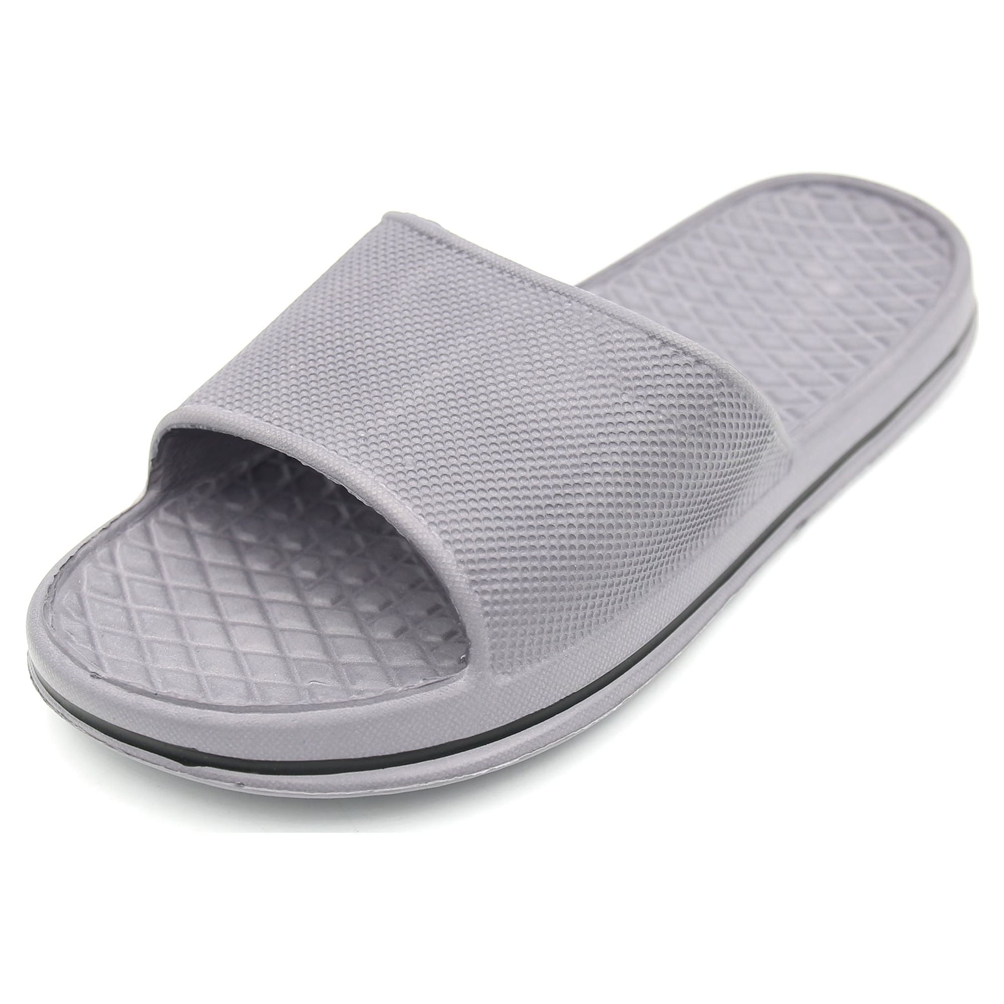 Ventana Men's Athletic Slides Gym Slip On Sandals with Cushioned Sole ...