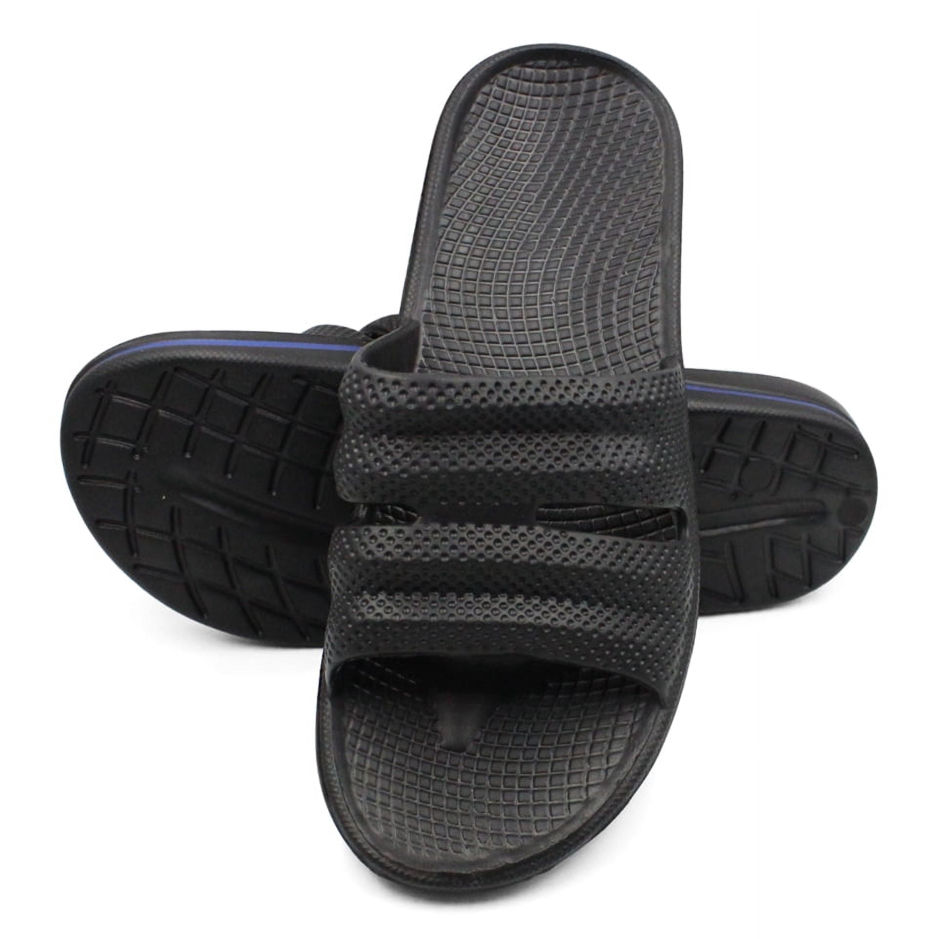 Ventana Men's Sports Slides Casual Beach Hook & Loop Summer Sandals ...