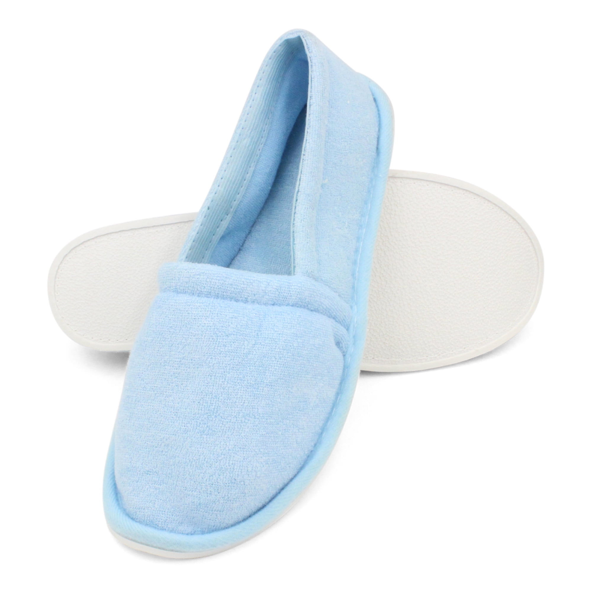 Ventana Women's Terry Slippers Indoor Bedroom House Christmas Shoes ...