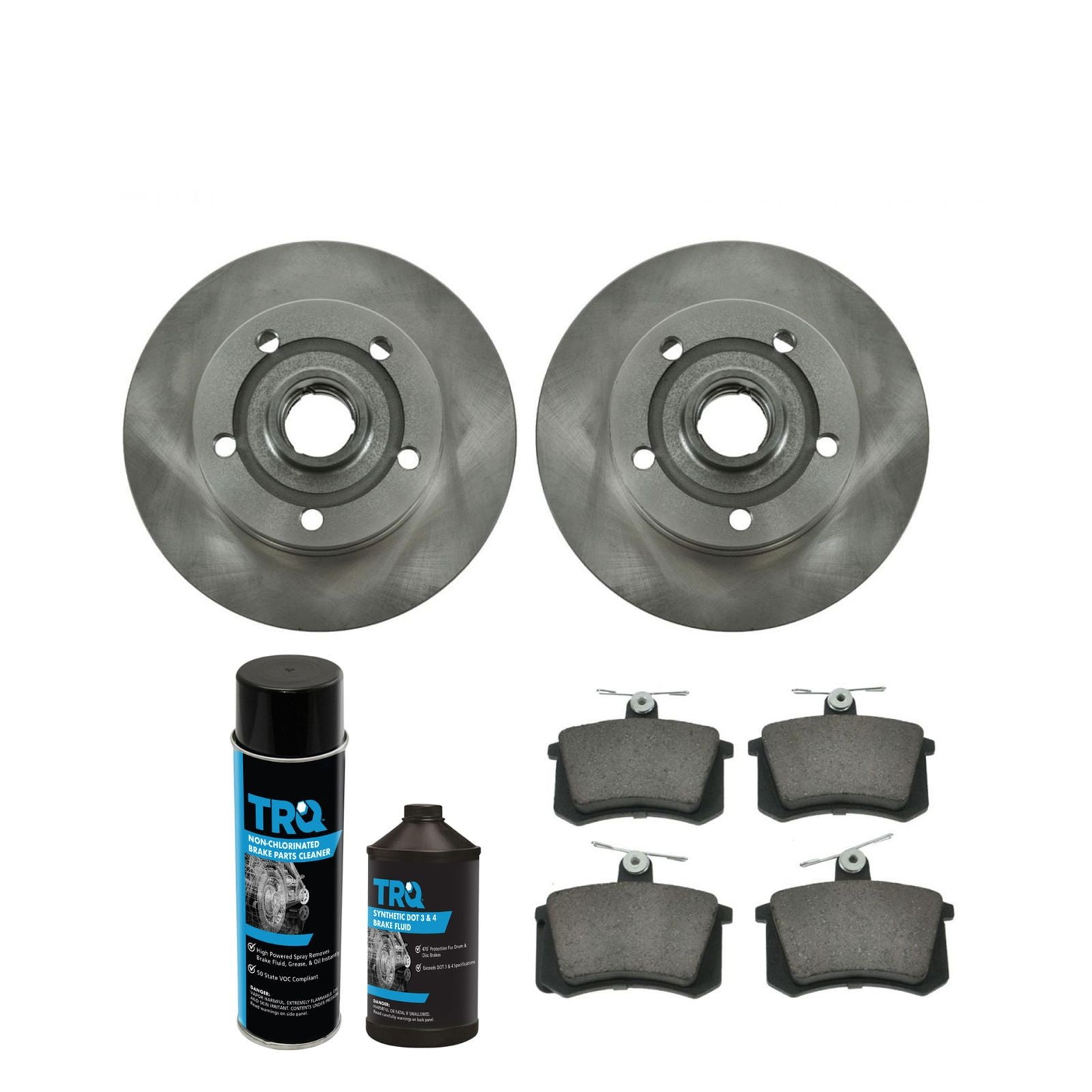 Vented Ceramic Brake Rotor Kit for 1996-1997 A4 - Rear Disc Brake ...