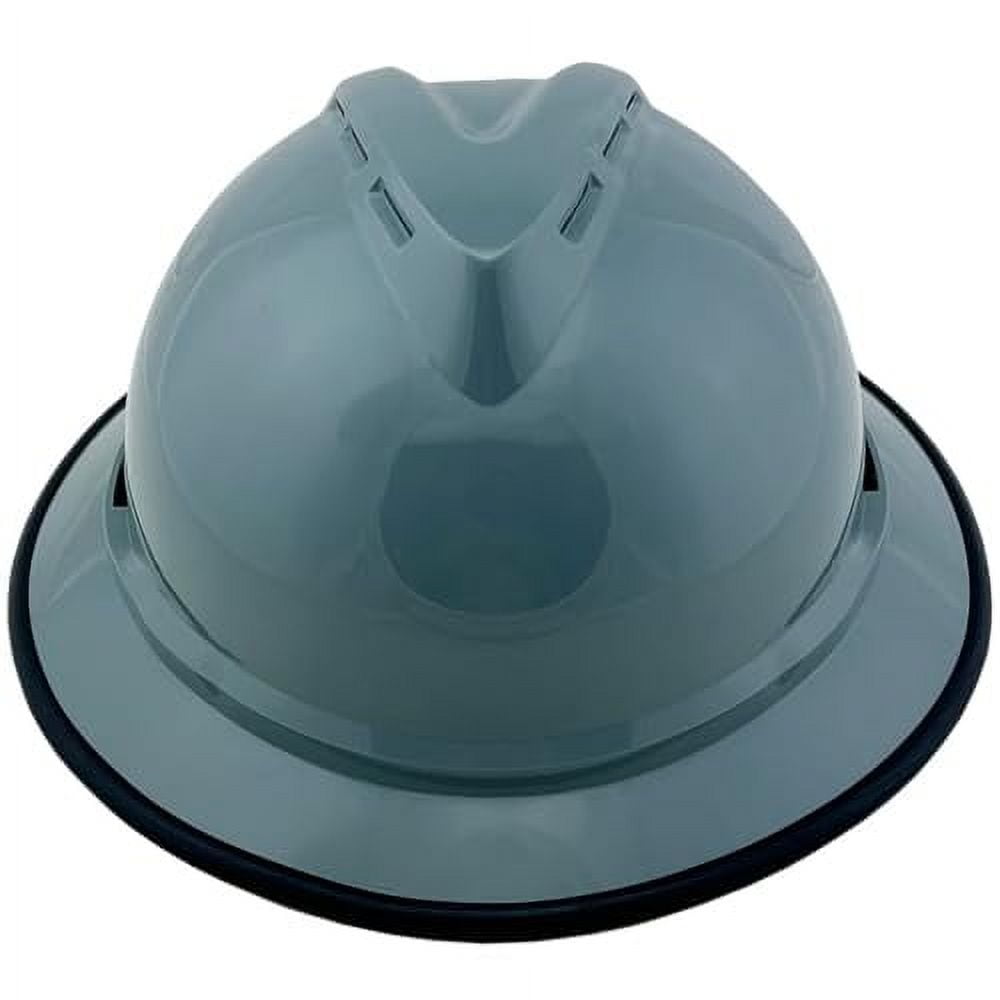 Vented Full Brim Hard Hats with Ratchet Suspensions and Safety Edging ...